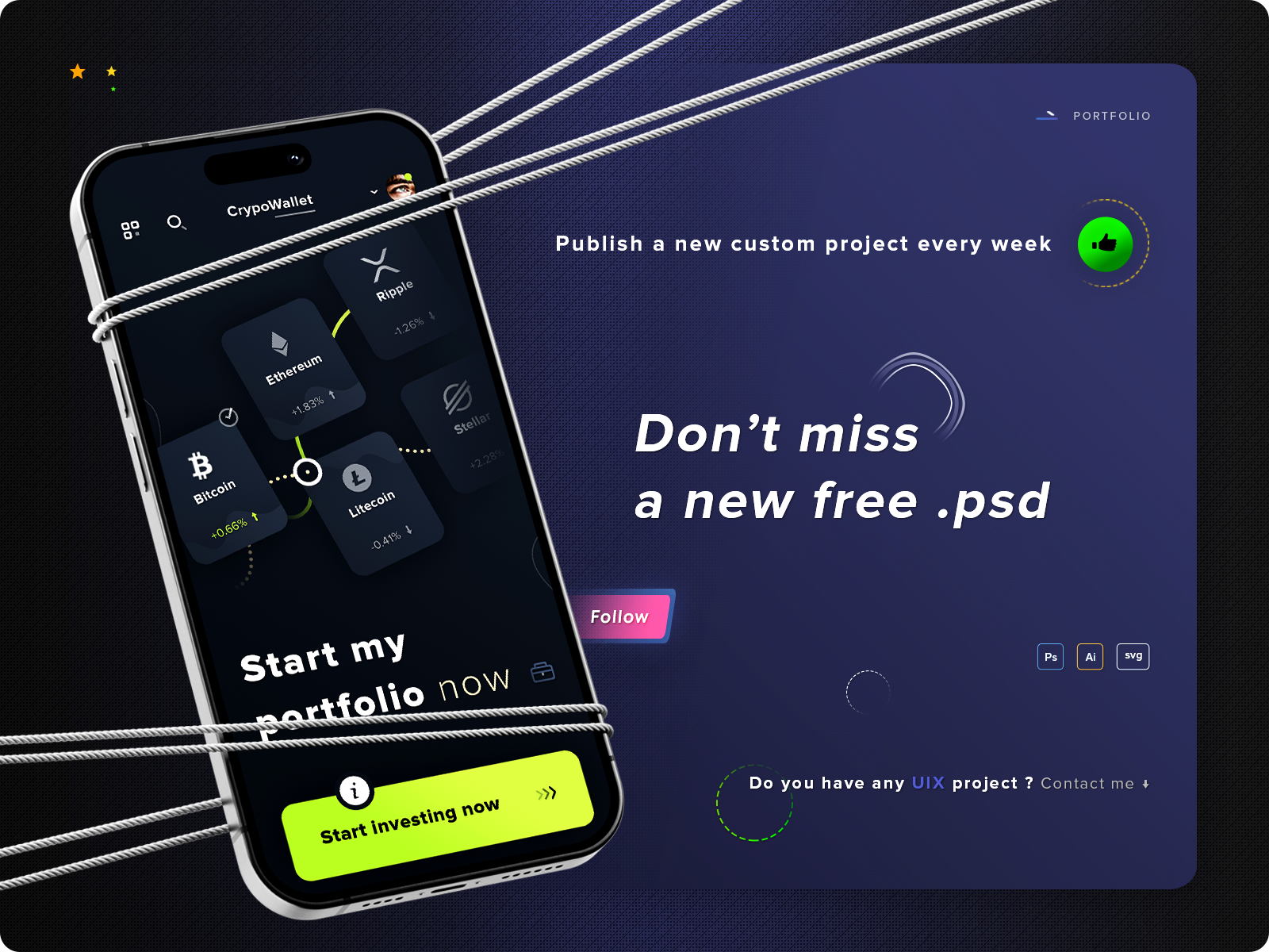 Cryptocurrency by Séraphin Brice on Dribbble