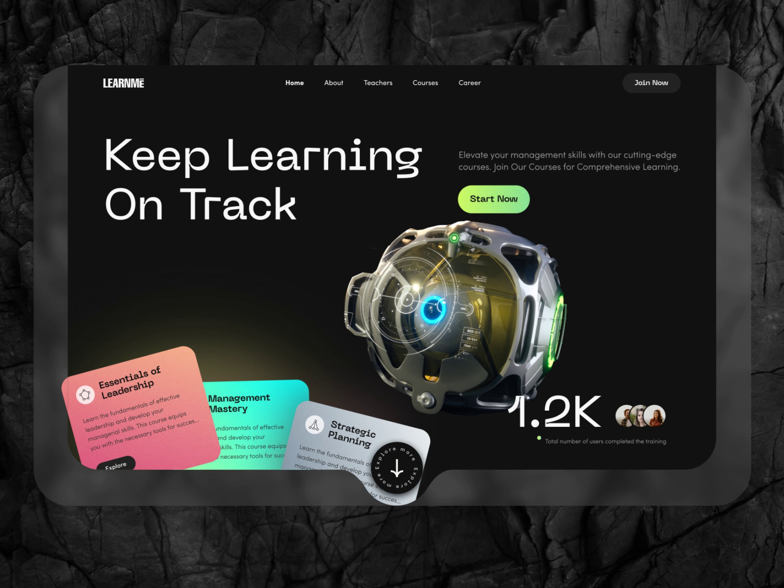 LEARNme - Modern Web Design for Learning Platforms by Md Kabir Uddin on ...