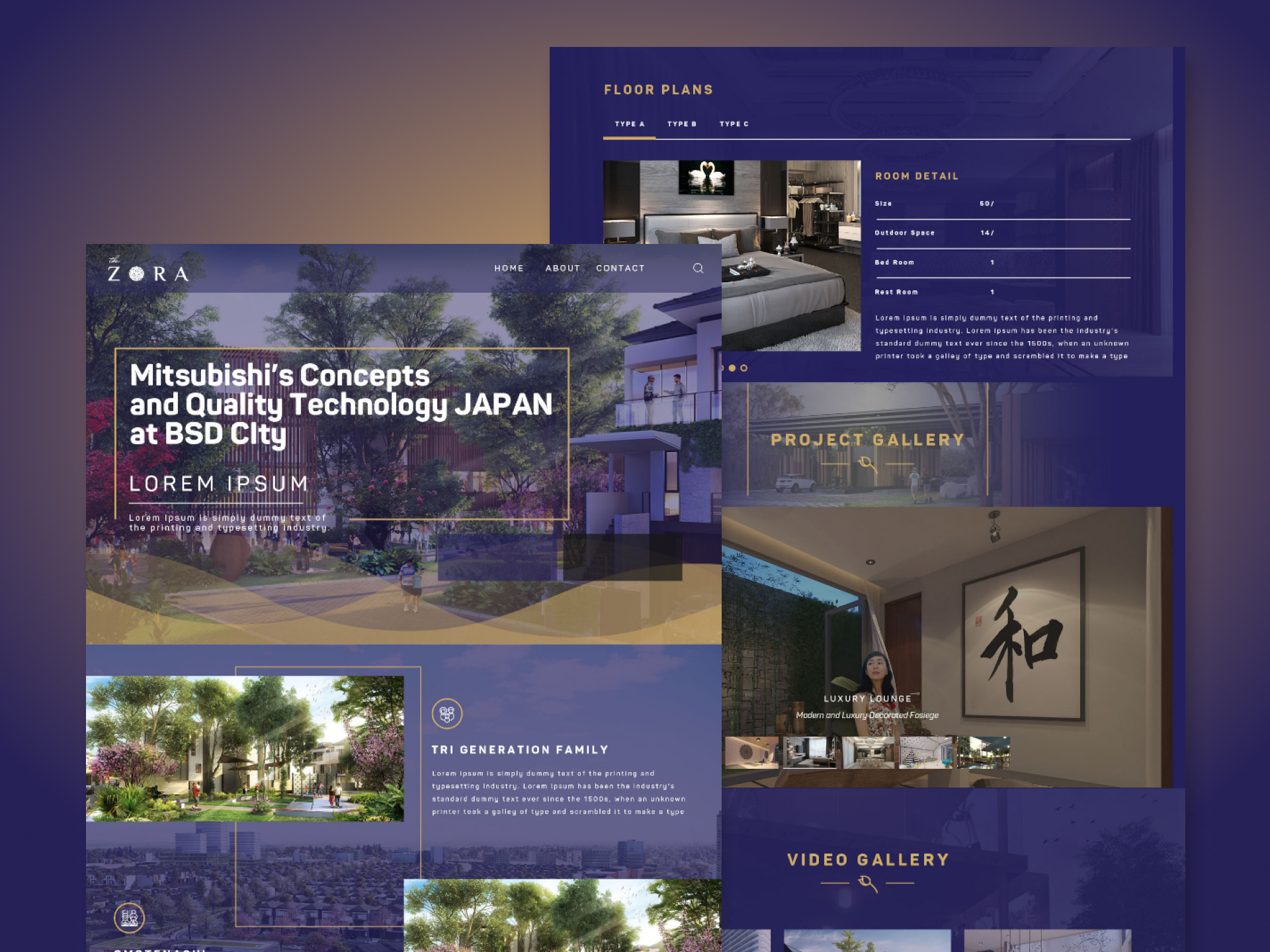 The Zora - Website Design (Design Concept) by Yusuf Iskandar on Dribbble