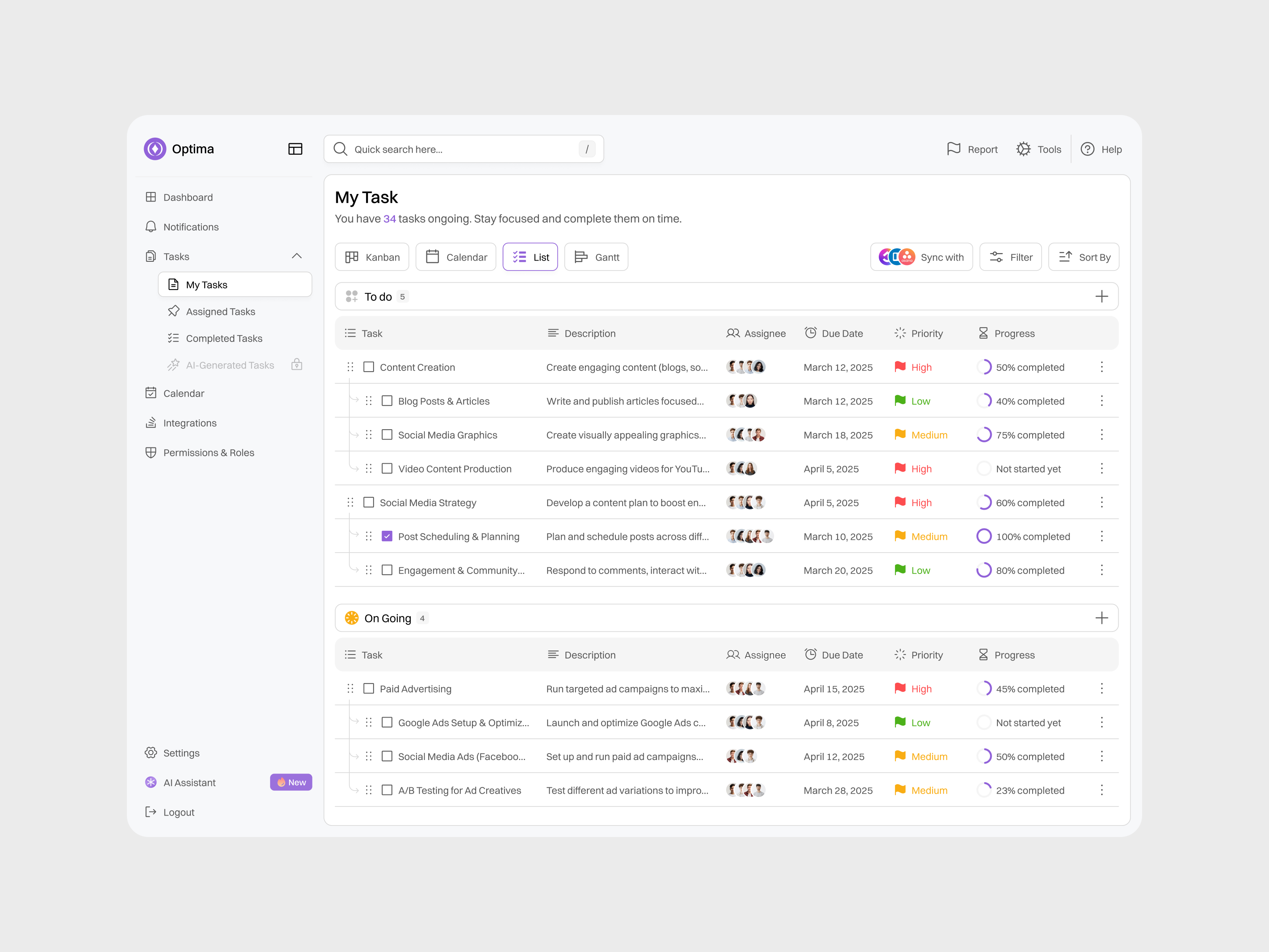Browse thousands of Task List UI Design images for design inspiration ...