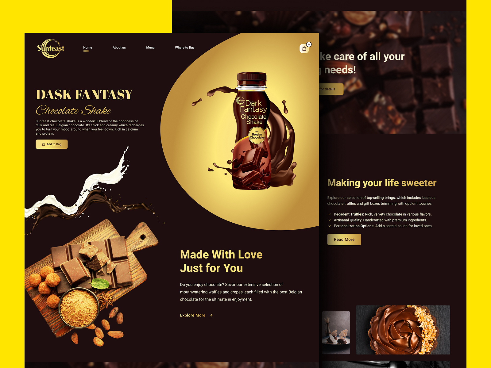 Dark Fantasy Website Design by Design Sthal on Dribbble