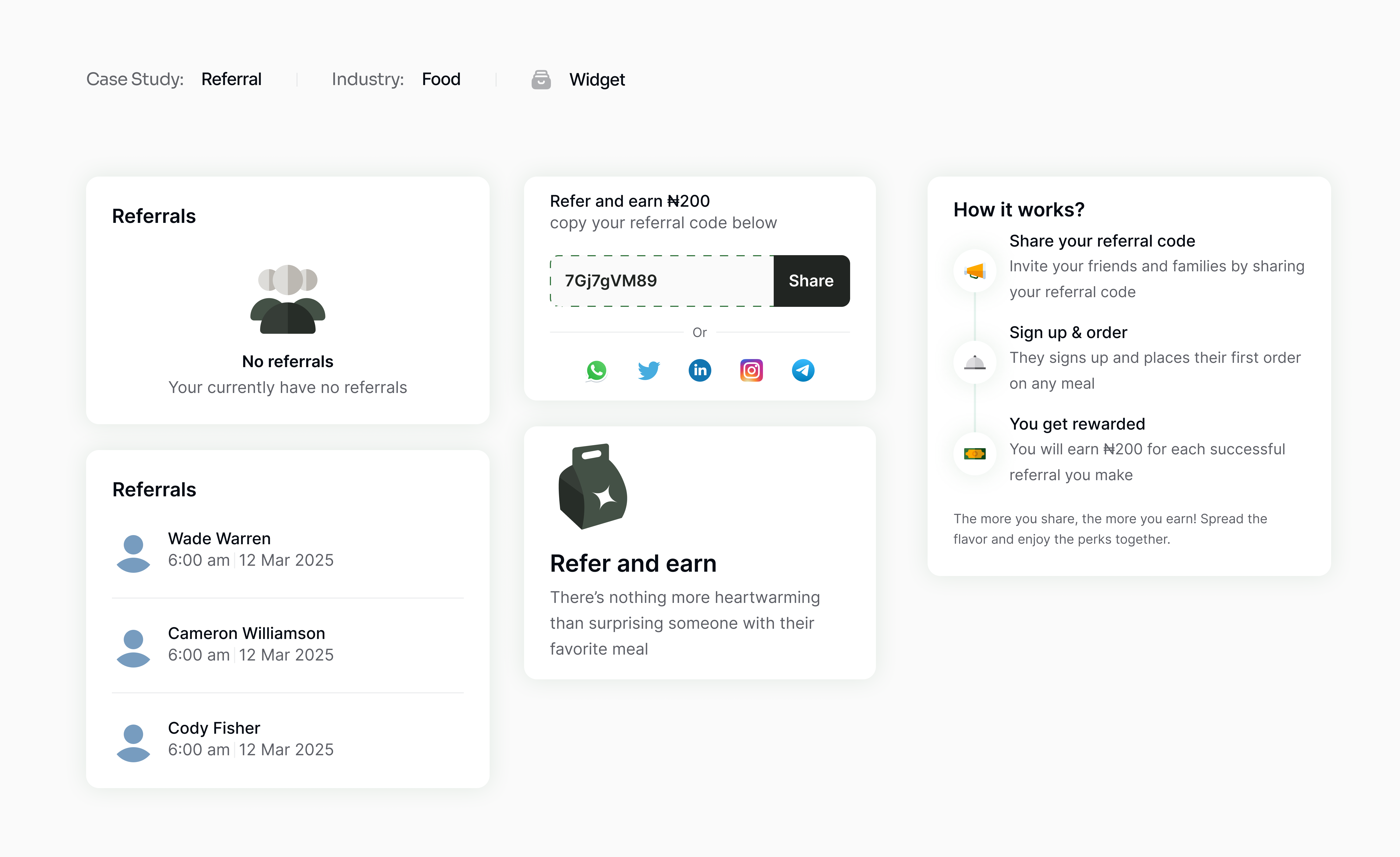 Browse thousands of Referral images for design inspiration | Dribbble