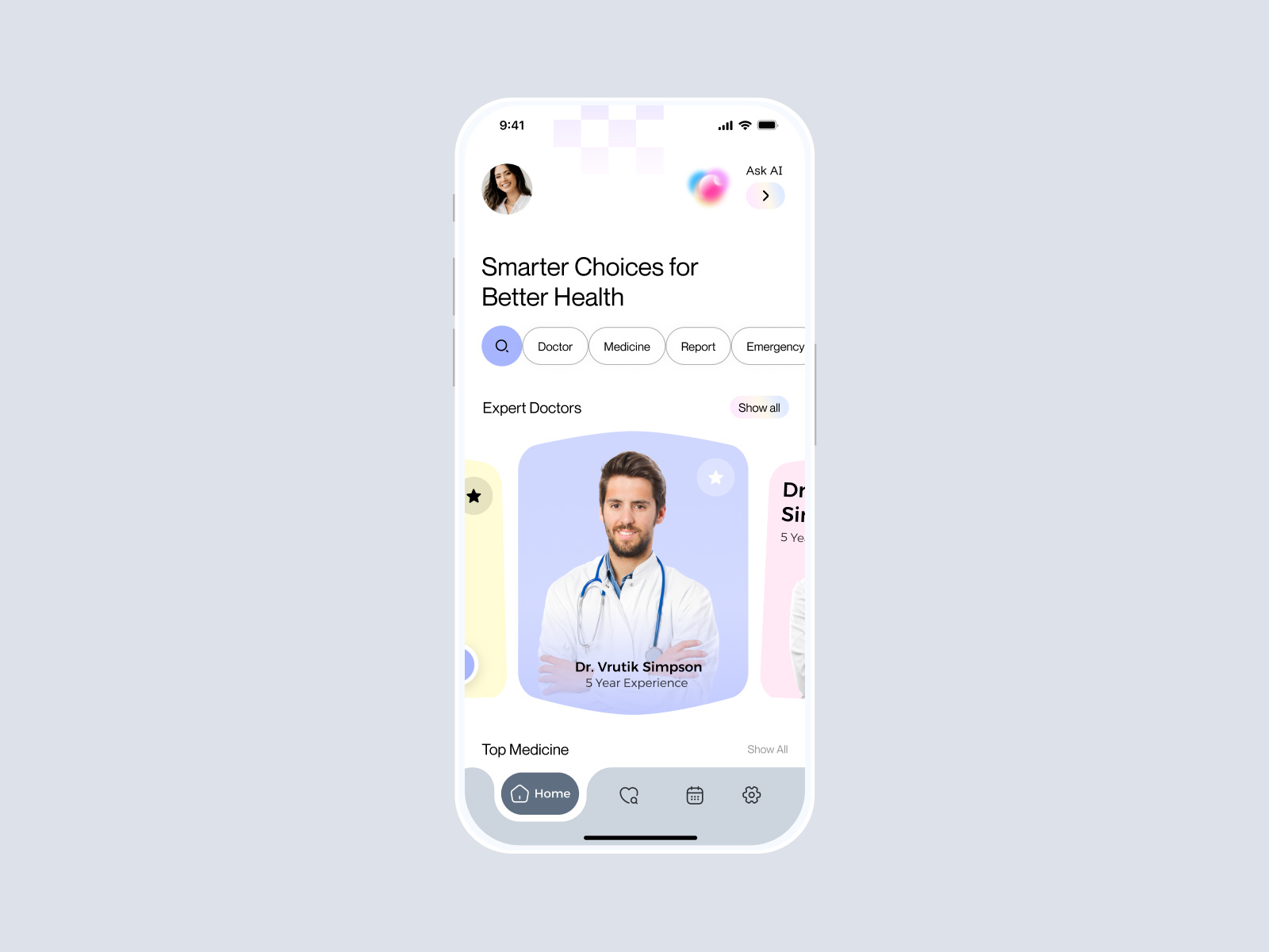 Ai health app design by lazy kar for LazyInterface UI UX Team on Dribbble