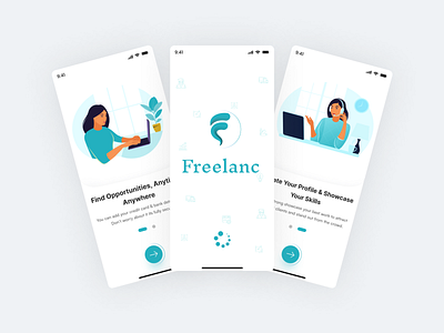 Freelancing App UI Design by Mohammed shaikh on Dribbble