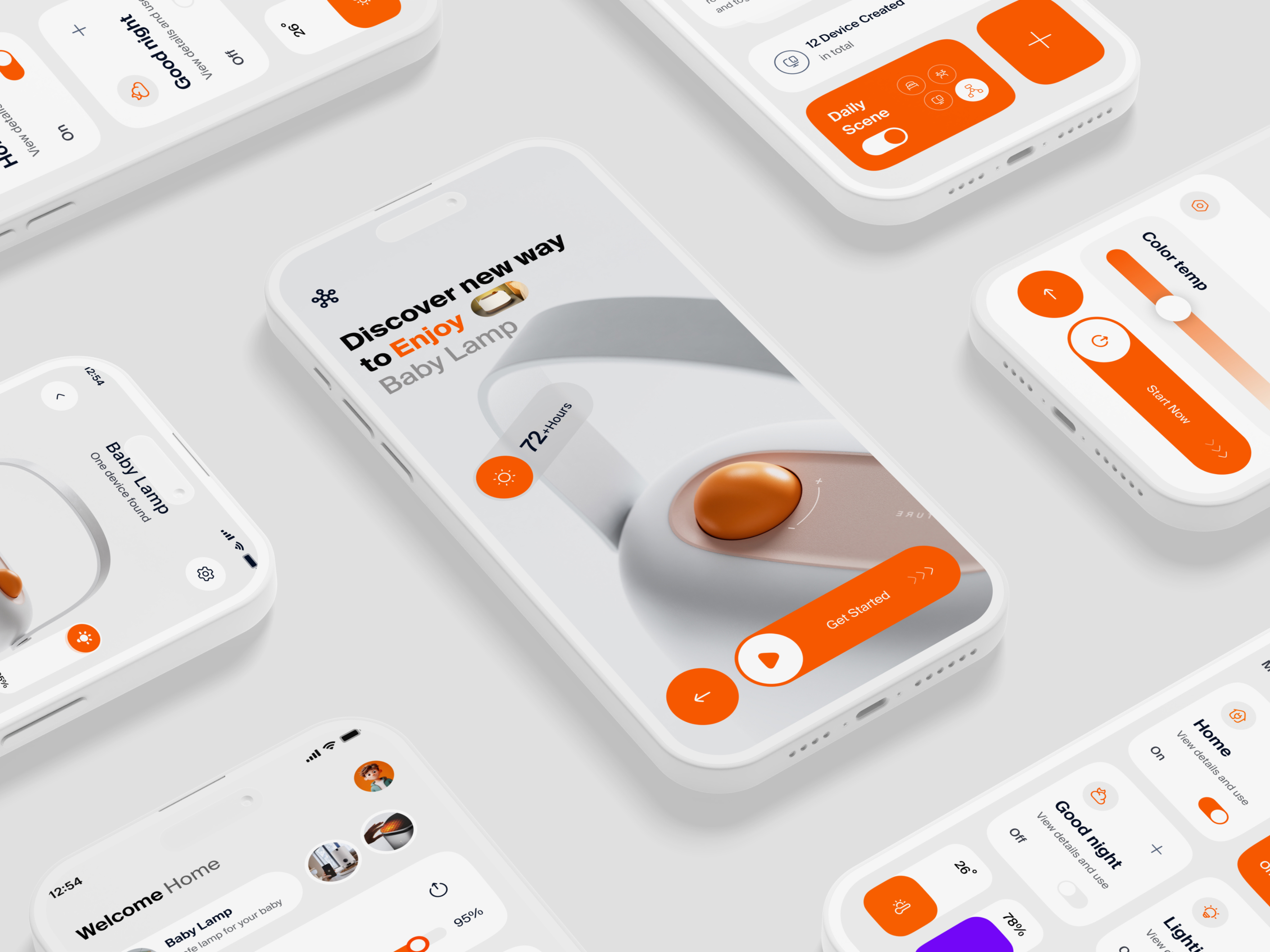 Smart lamp Mobile App by Sheikh Nazmul on Dribbble