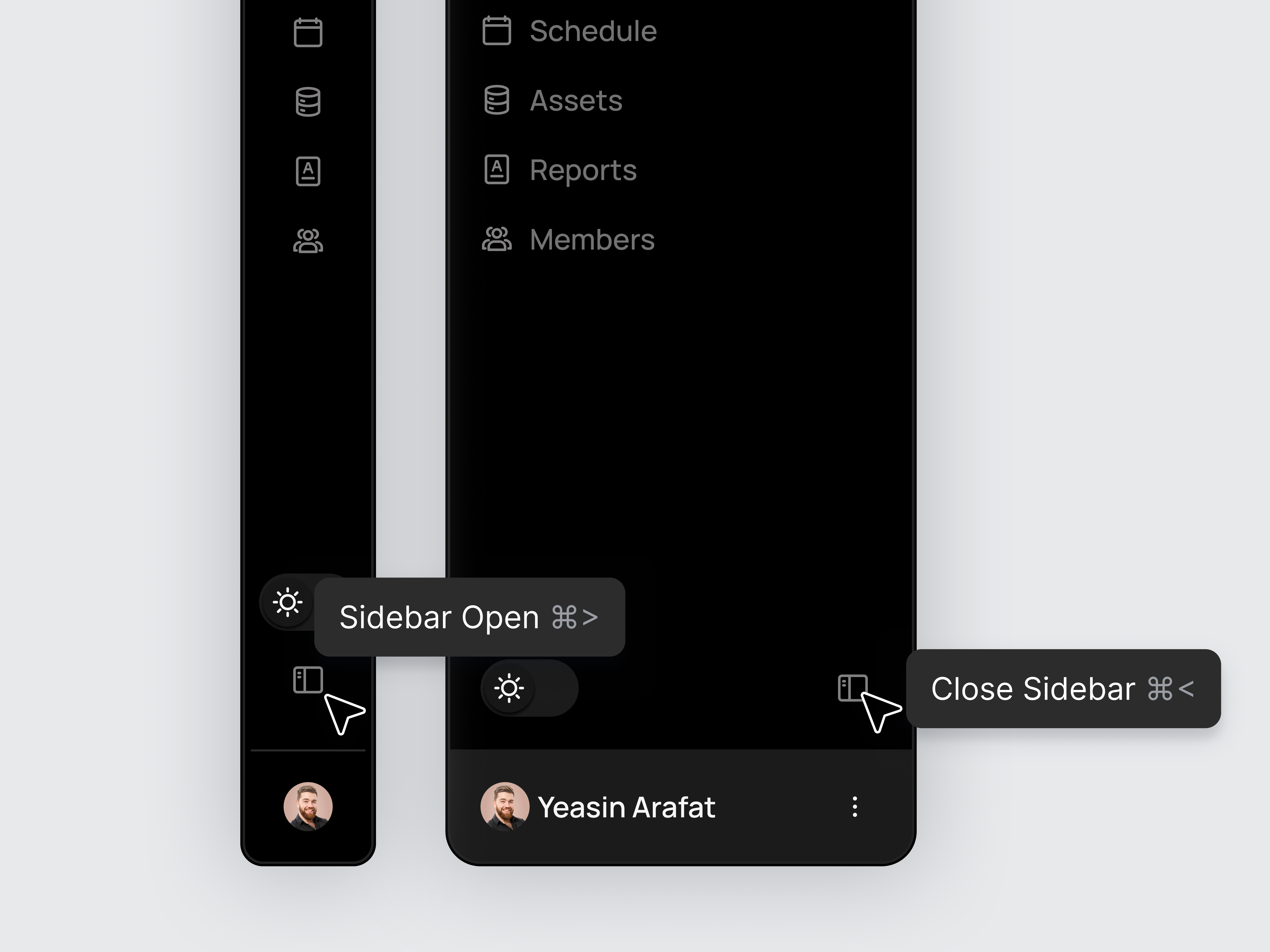 Construction SaaS Web App Sidebar Navigation Menu by Yeasin Arafat on Dribbble