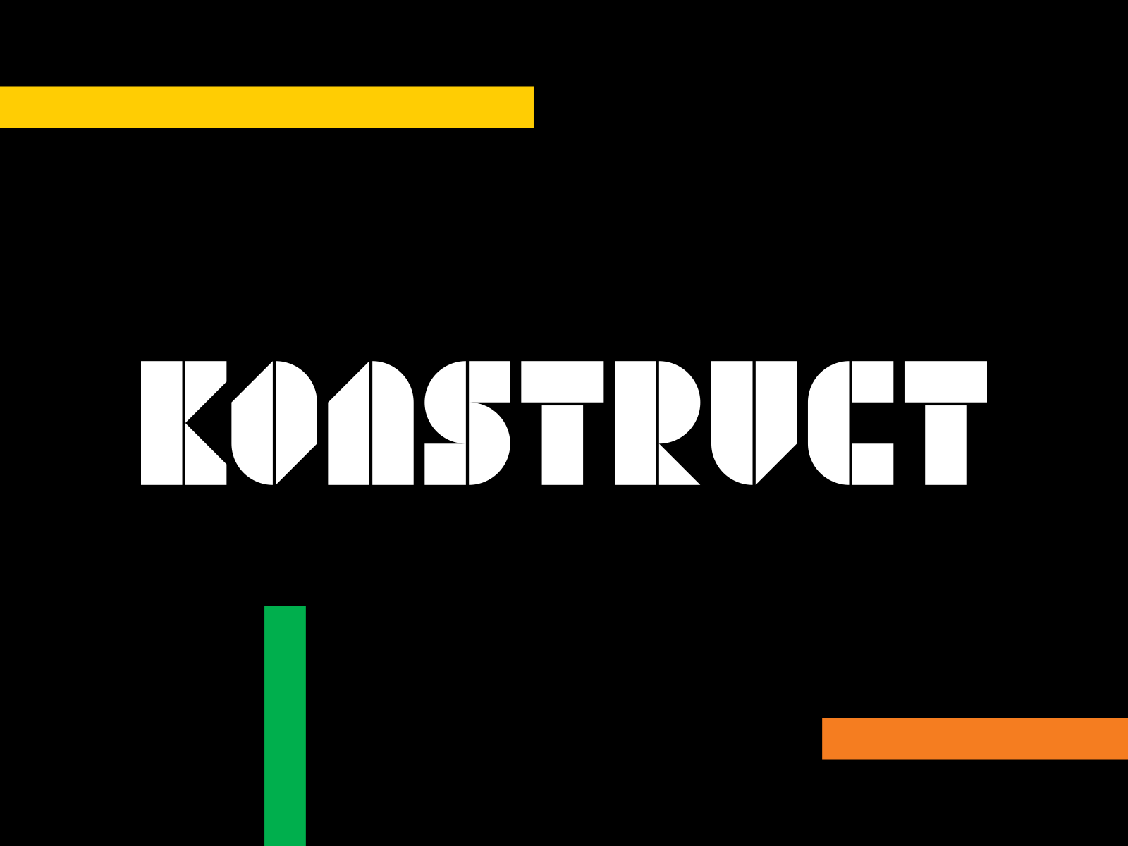 Konstruct digital marketing agency logo design: building blocks by Alex Tass, logo designer on ...