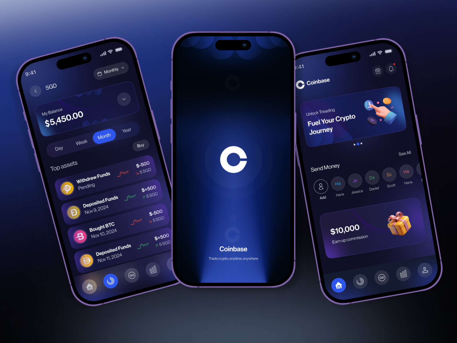Crypto Wallet App Design by Mostafijur Rahman on Dribbble