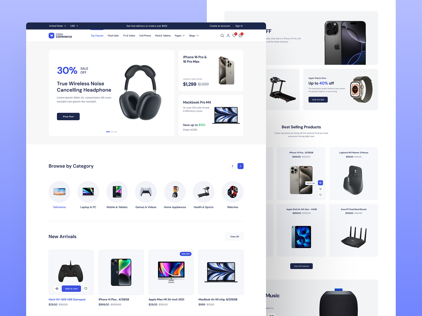 Modern & Minimalist E-commerce Website Design by Naimur Rahman on Dribbble