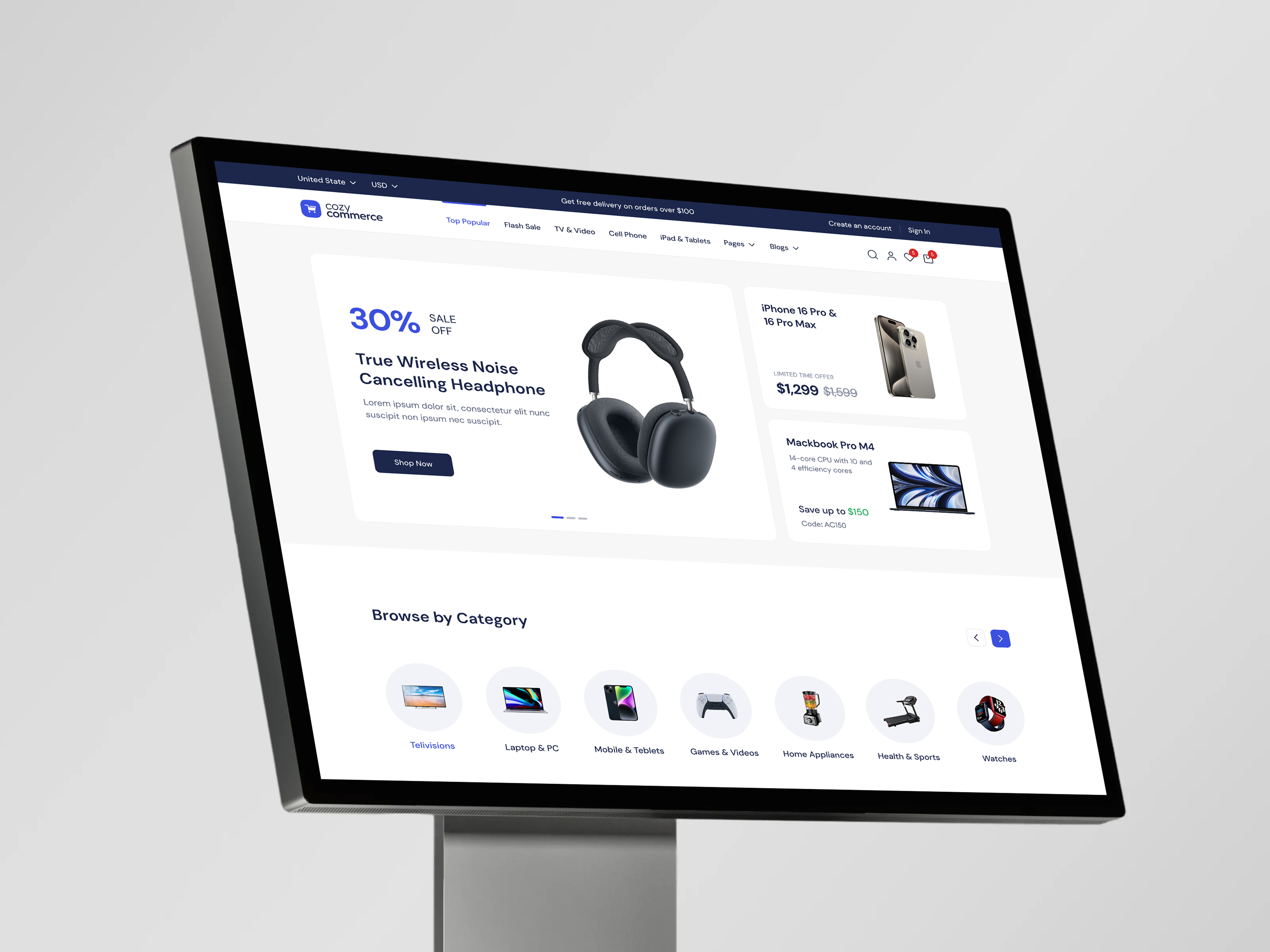 Modern & Minimalist E-commerce Website Design by Naimur Rahman on Dribbble