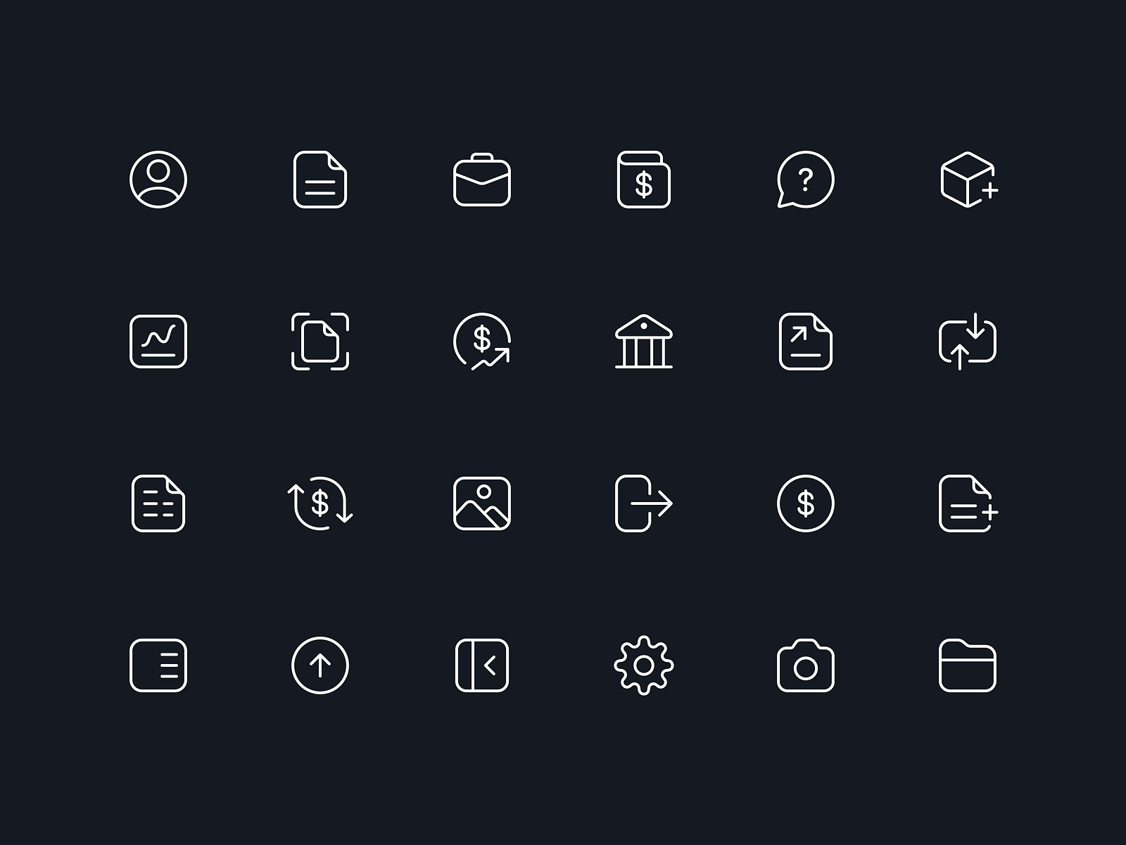 Thin Line UI Icons by Shinas P for Stead on Dribbble