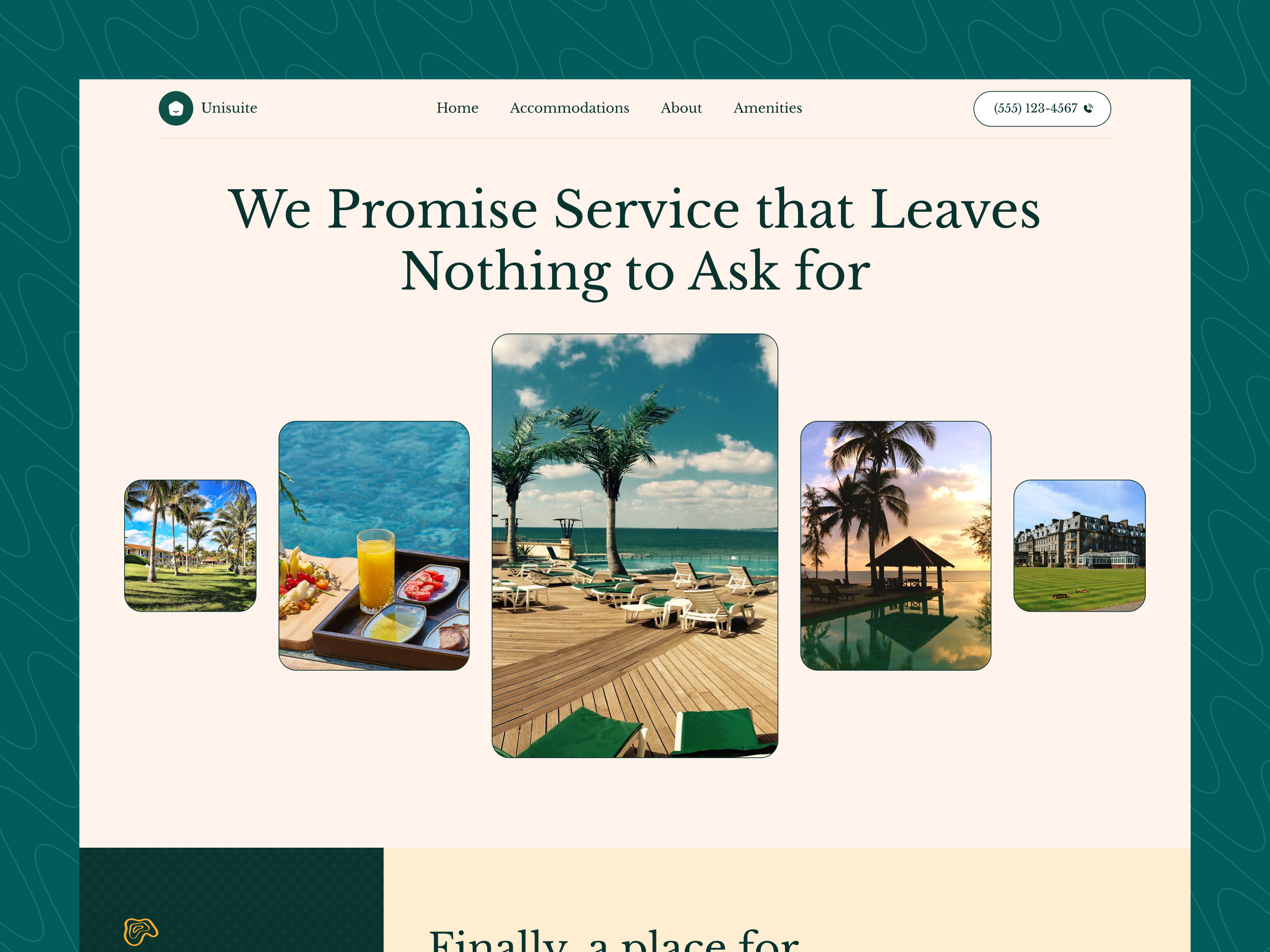 Unisuite – Hotel Website Design | About Us Page by Subash Chandra for ...