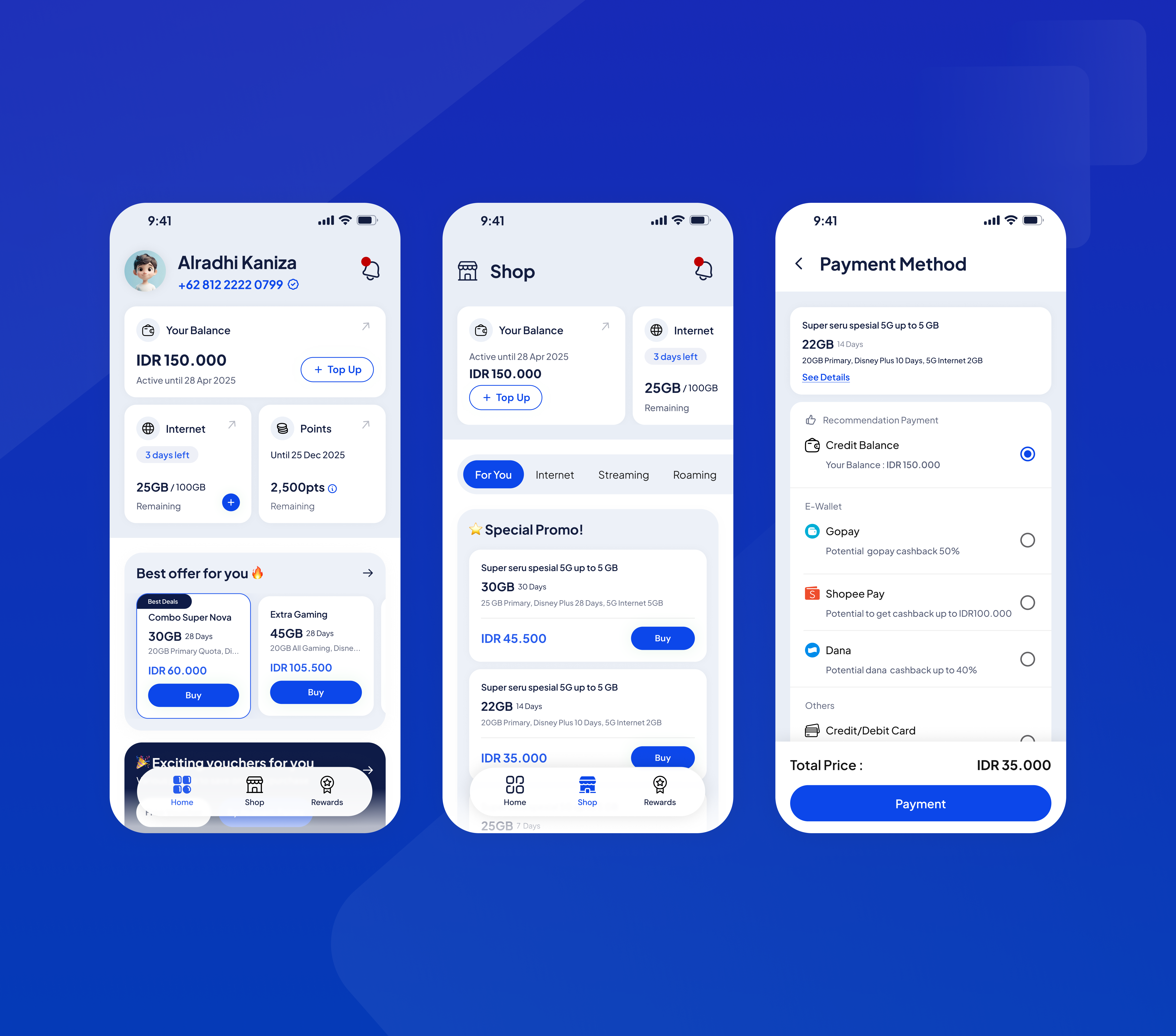 Telco App Design - For Seamless User Experiences by alradhikaniza on ...