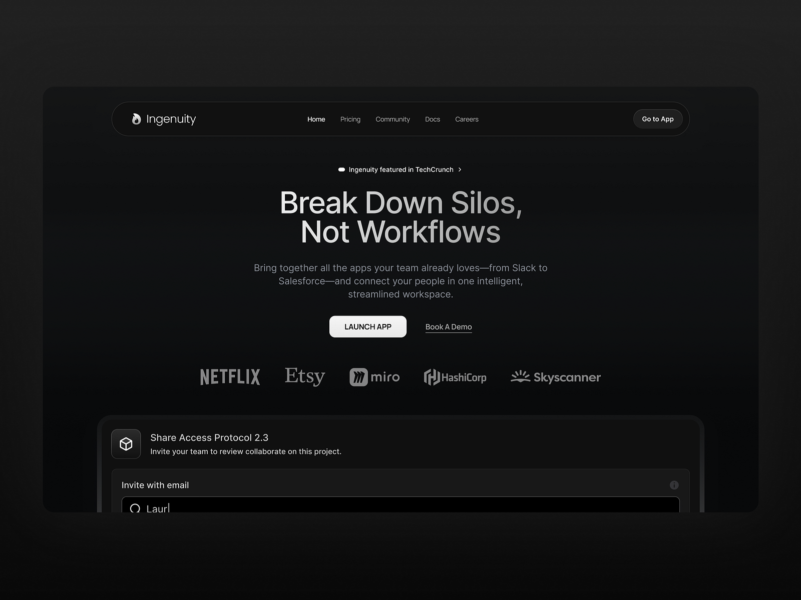 Ingenuity Web App by Asar M on Dribbble