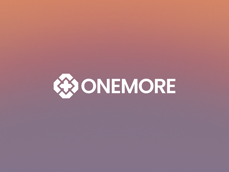 Onemore – Logo Design by Rustam Muradov on Dribbble