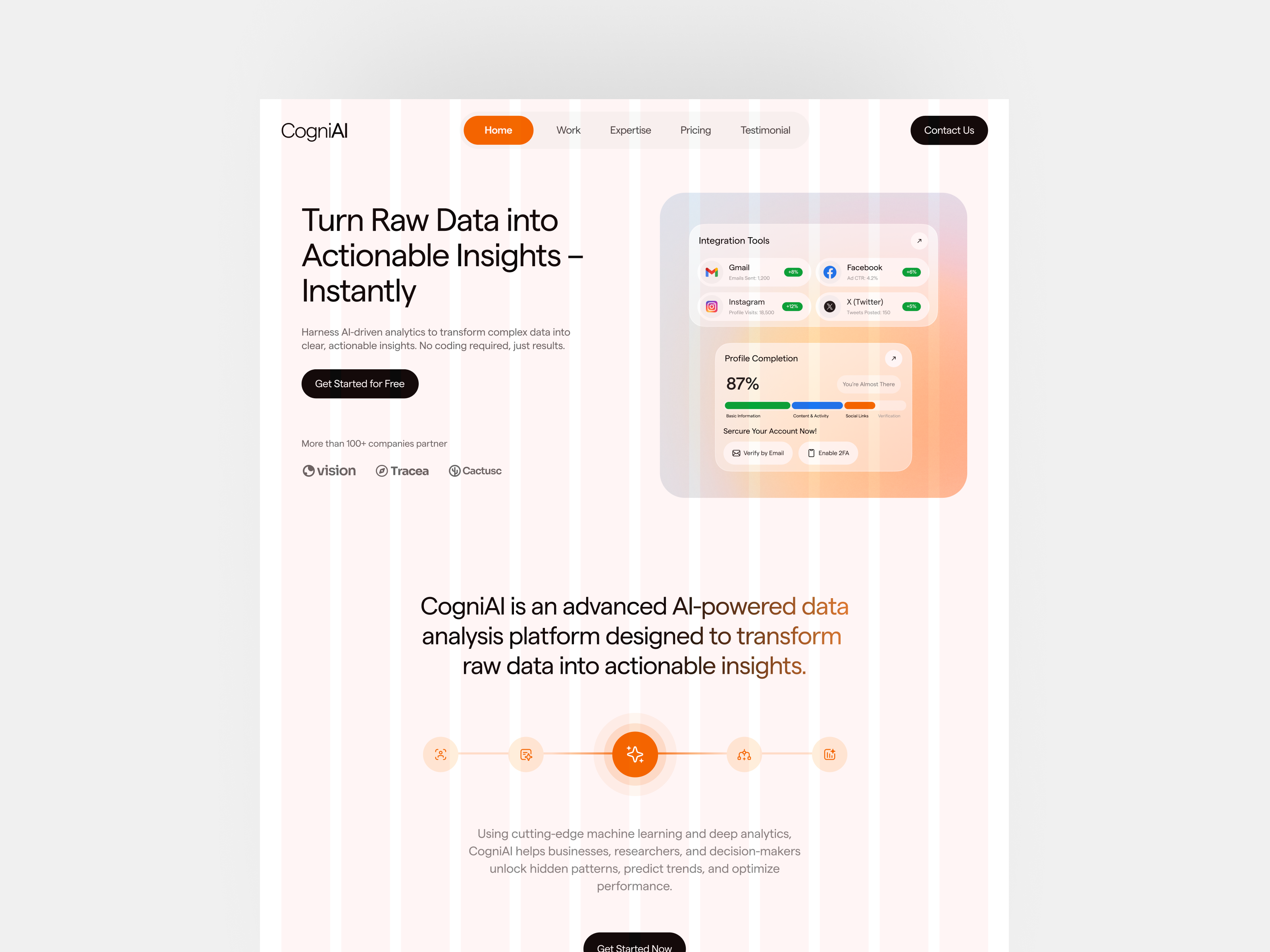 Business Intelligence Website by Fahema Yesmin on Dribbble