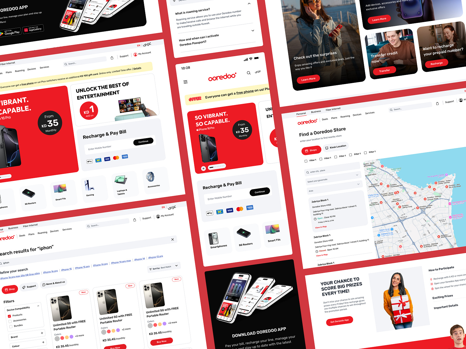 Telecom - Website Design for Telecommunication Platform by Adil Shoaib ...