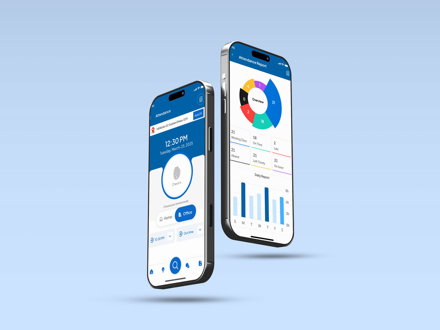 Modern Attendance App UI Design by Sohel Rana on Dribbble