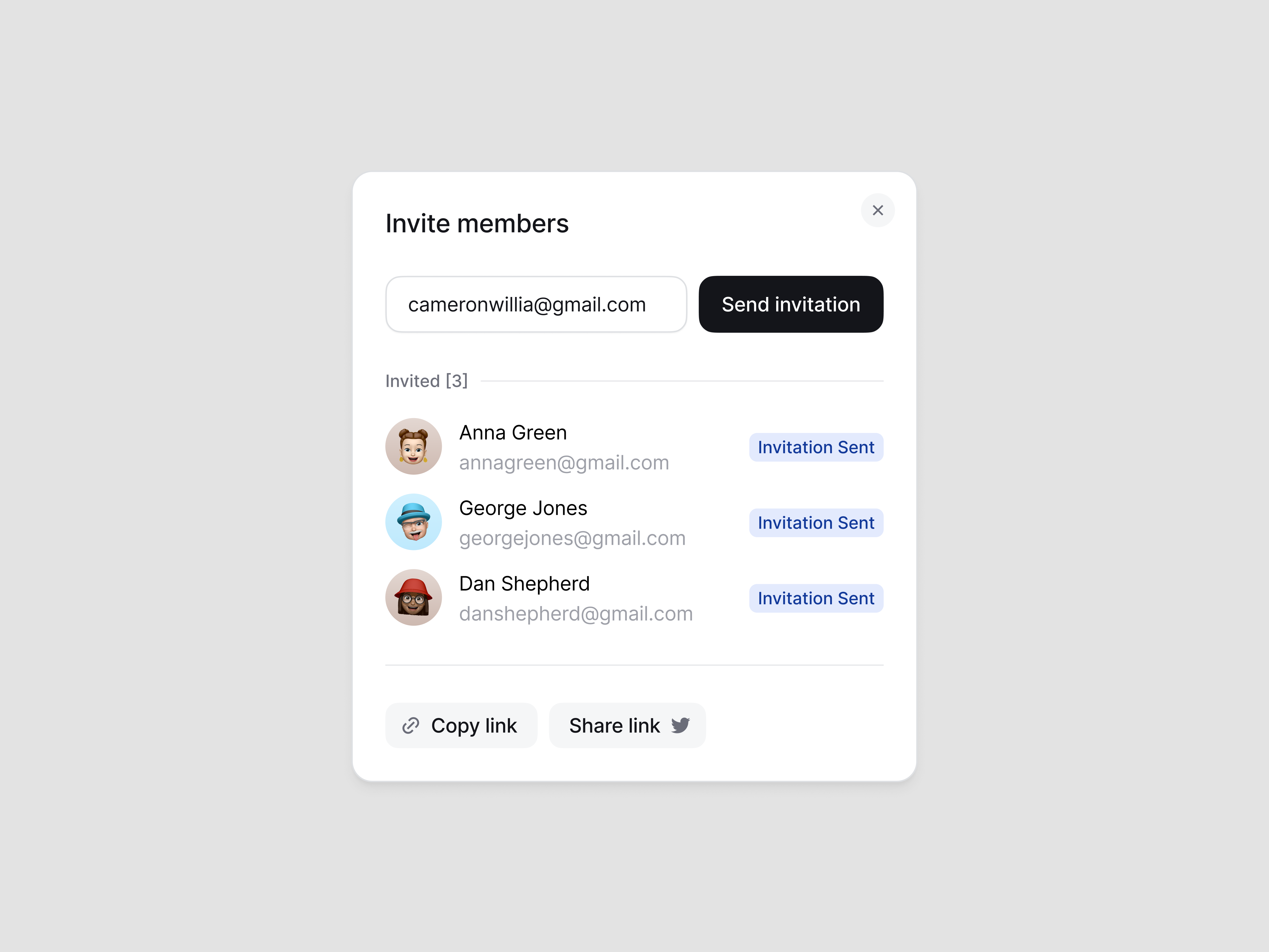 Clovo CRM - Invite New Member Design by Filllo Design Agency on Dribbble