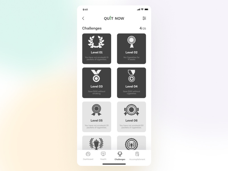🚭 Quit Now – Smoking Cessation App by ME UI/UX Designer on Dribbble