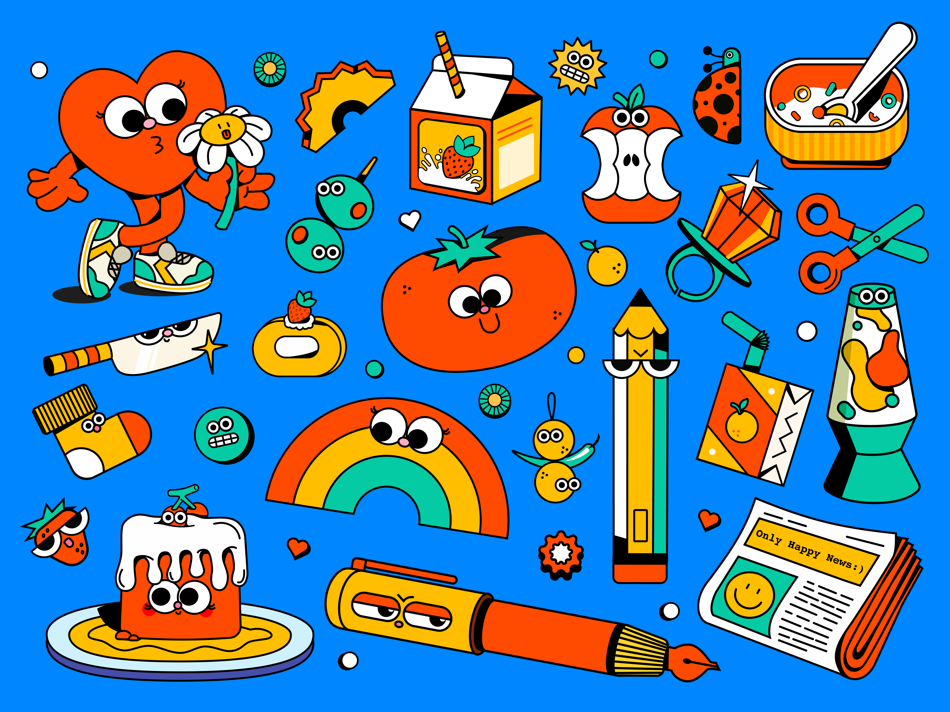 Fun Sticker Pack By Studio By Two On Dribbble
