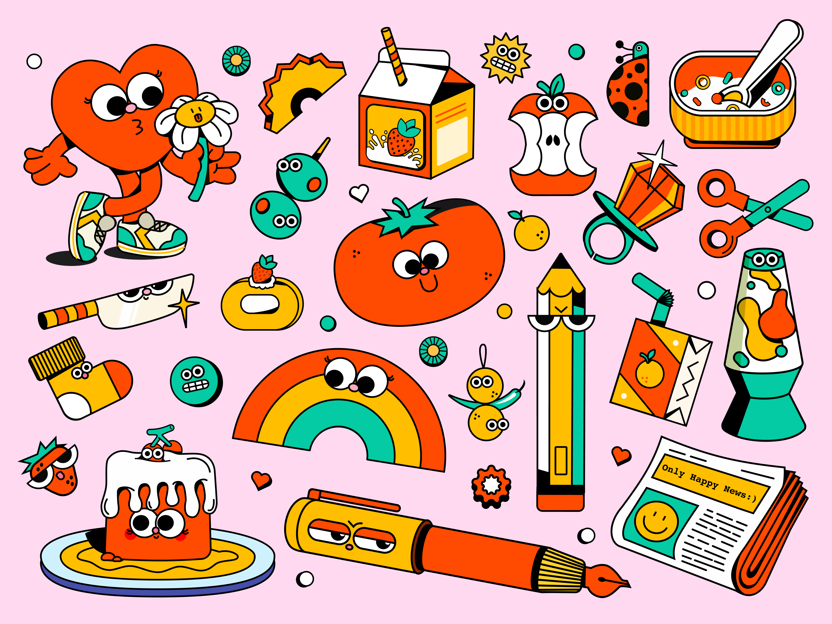 Fun Sticker Pack By Studio By Two On Dribbble