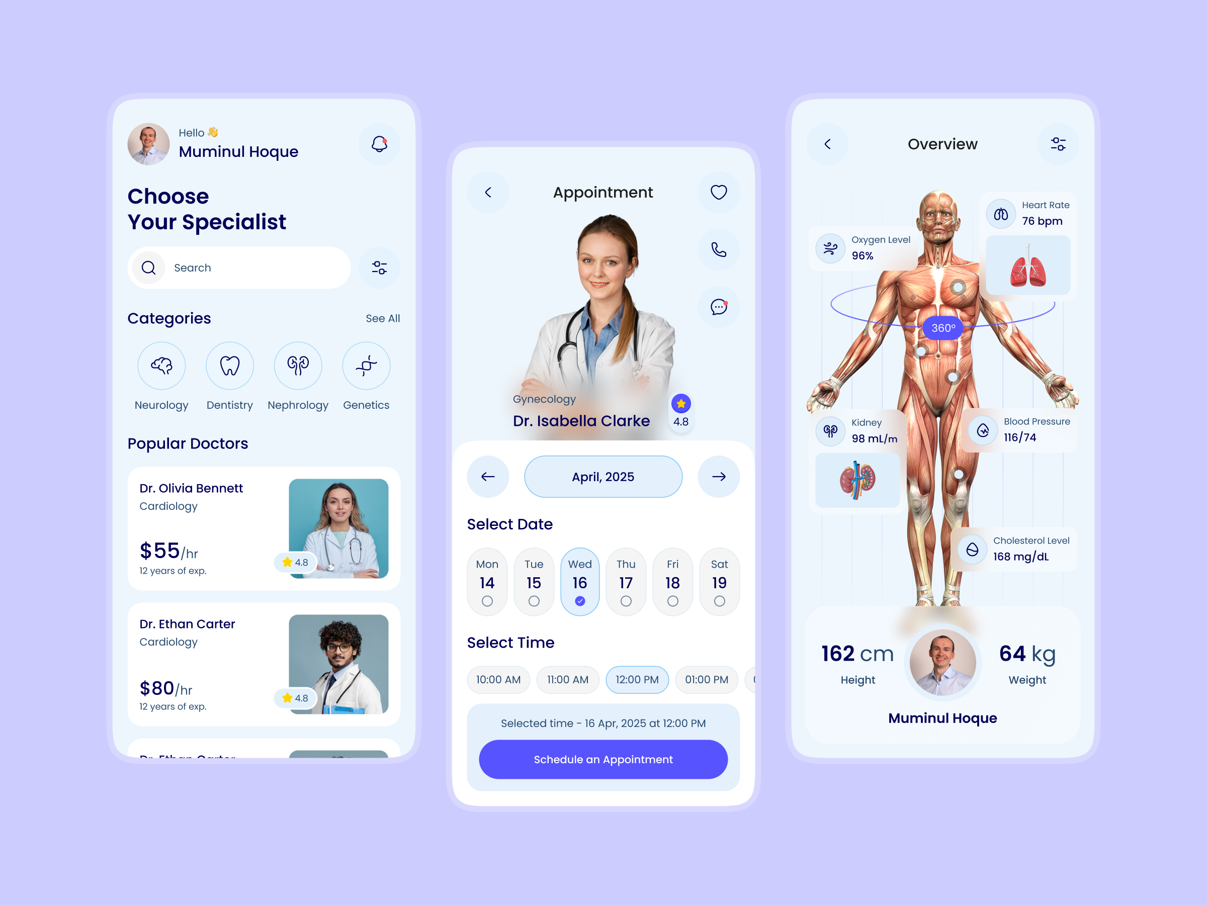 Telemedicine Booking Mobile App by Design Monks - UX UI | Web Design | Web & Mobile App ...