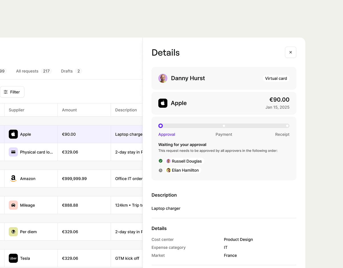 🚀 New UI Drop by Mahedine Yahia for Spendesk on Dribbble