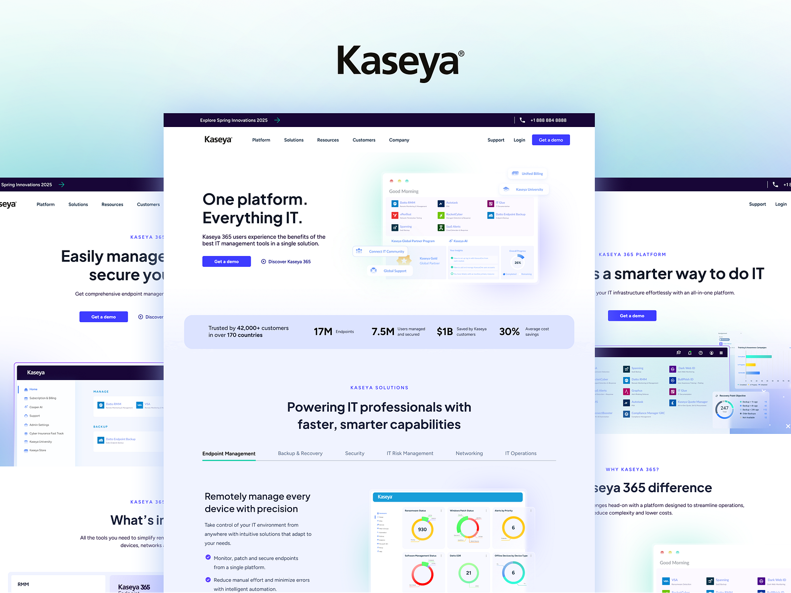 Kaseya Redesign by Volodymyr Koldun 🇺🇦 🇨🇦 on Dribbble