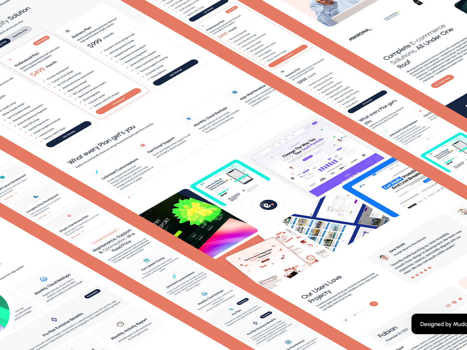 Ecomify - Best Shopify Service Provider UI UX Design by MD by Muddassar ...