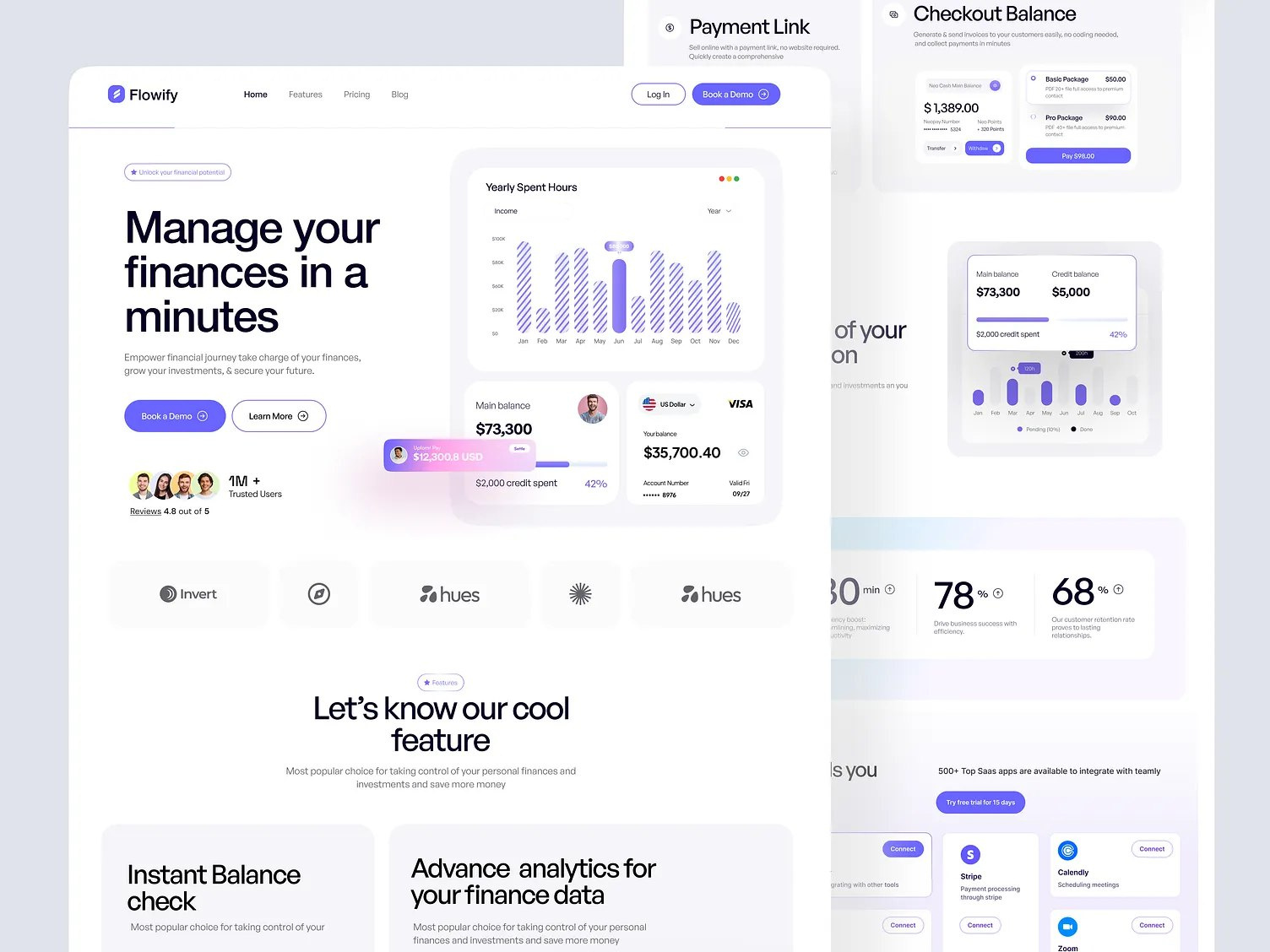 Flowify – Finance Dashboard UI Kit by Shakib Chowdhury on Dribbble