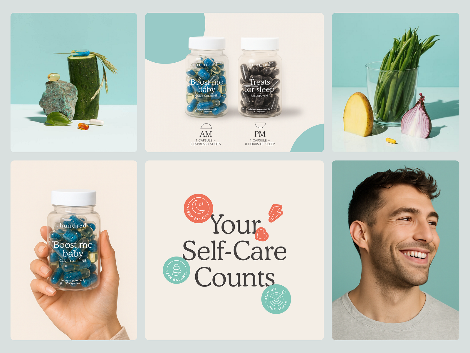 supplements art direction by Rosalba Porpora on Dribbble