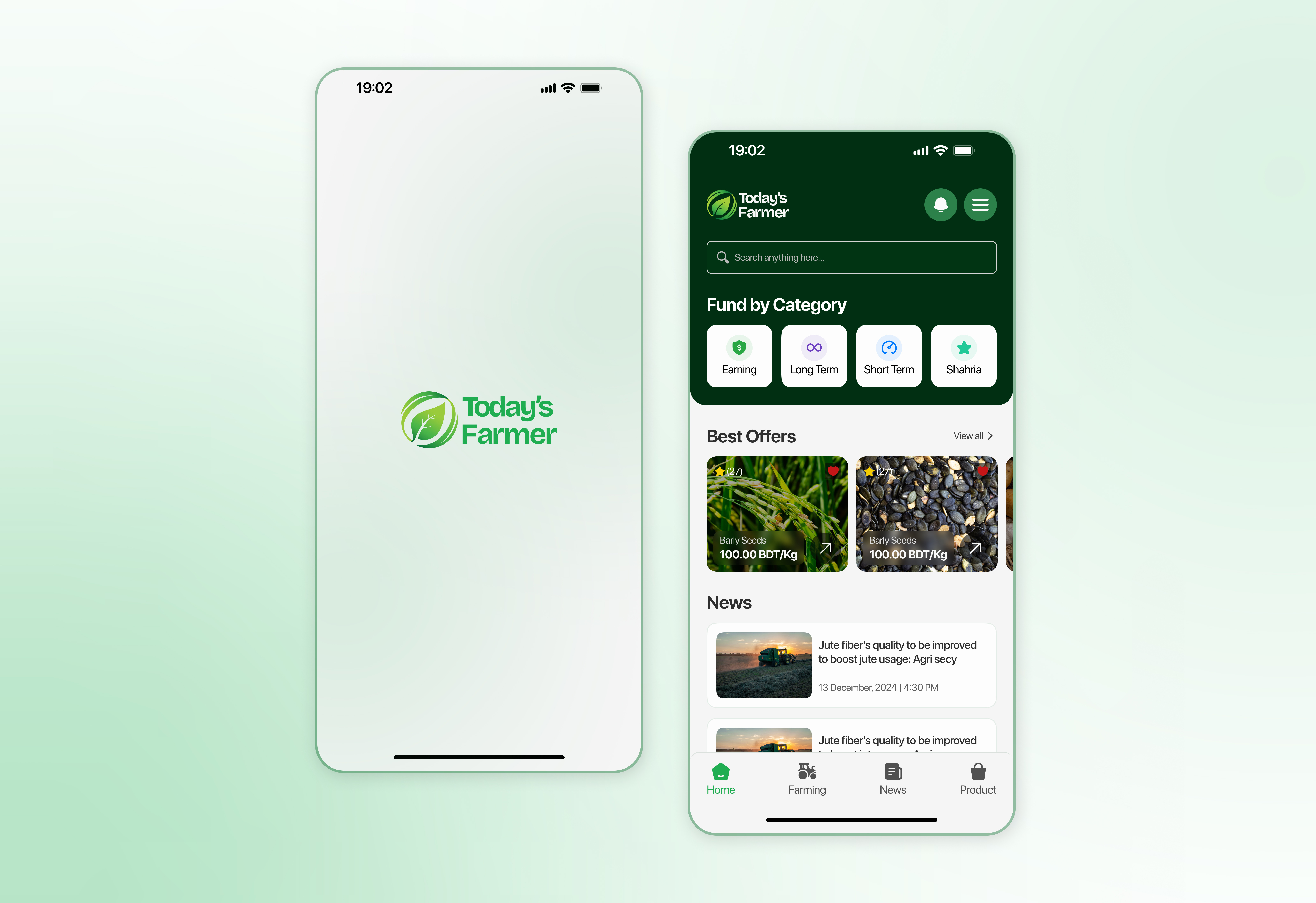 Today's Farmer App UI Design by MD Saiful Islam on Dribbble