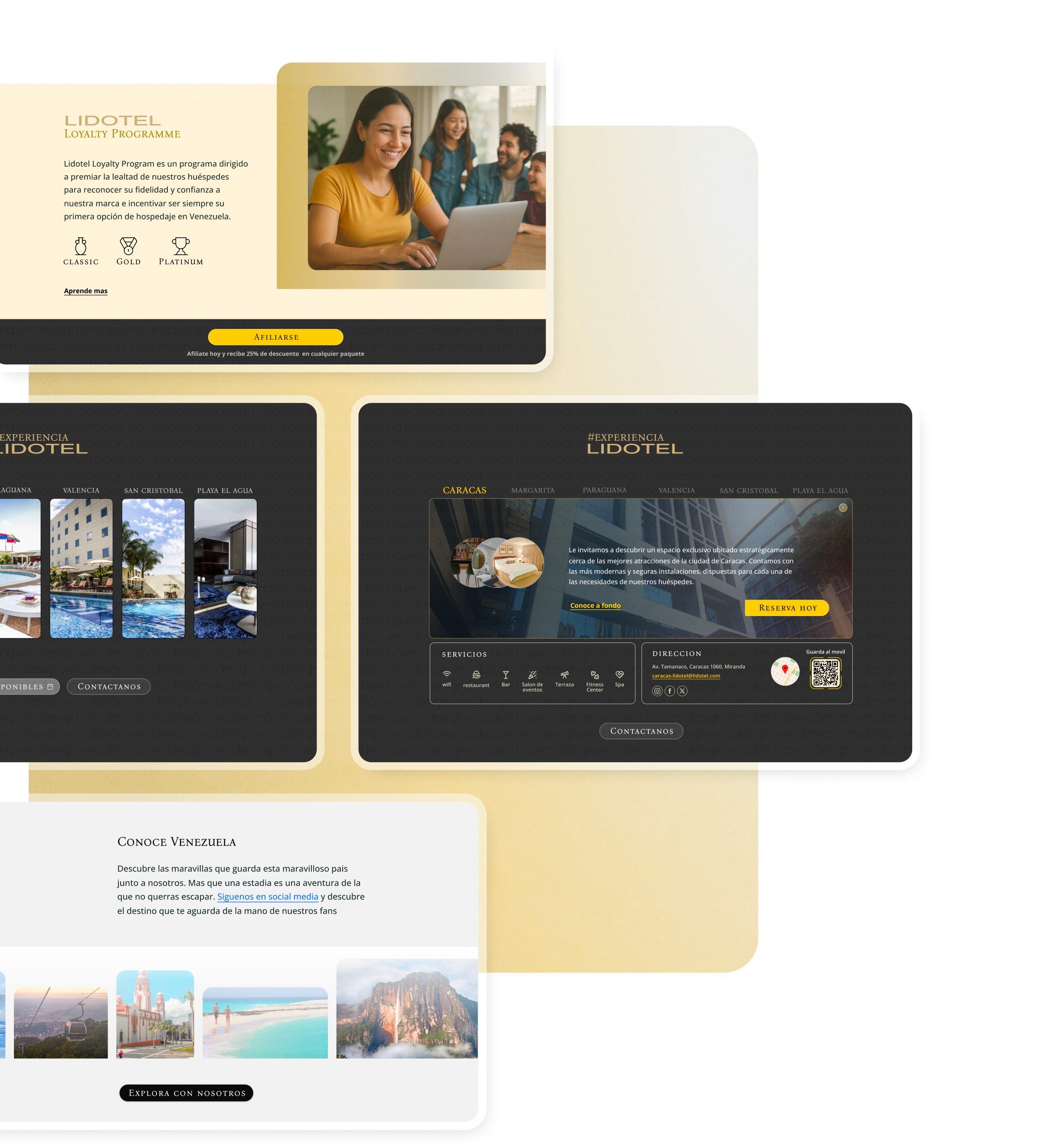Luxury hotel website design by Victor Romero on Dribbble