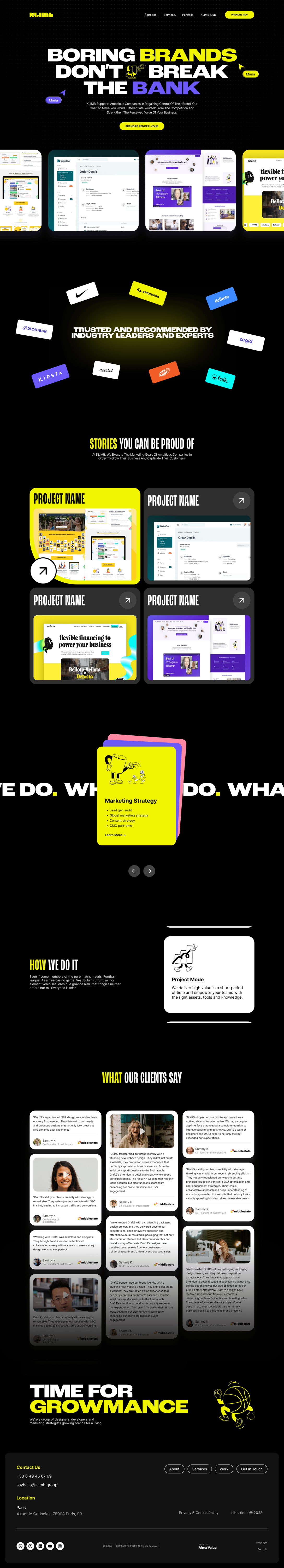 Klimb - Landing Page Redesign by Abdul Saboor on Dribbble