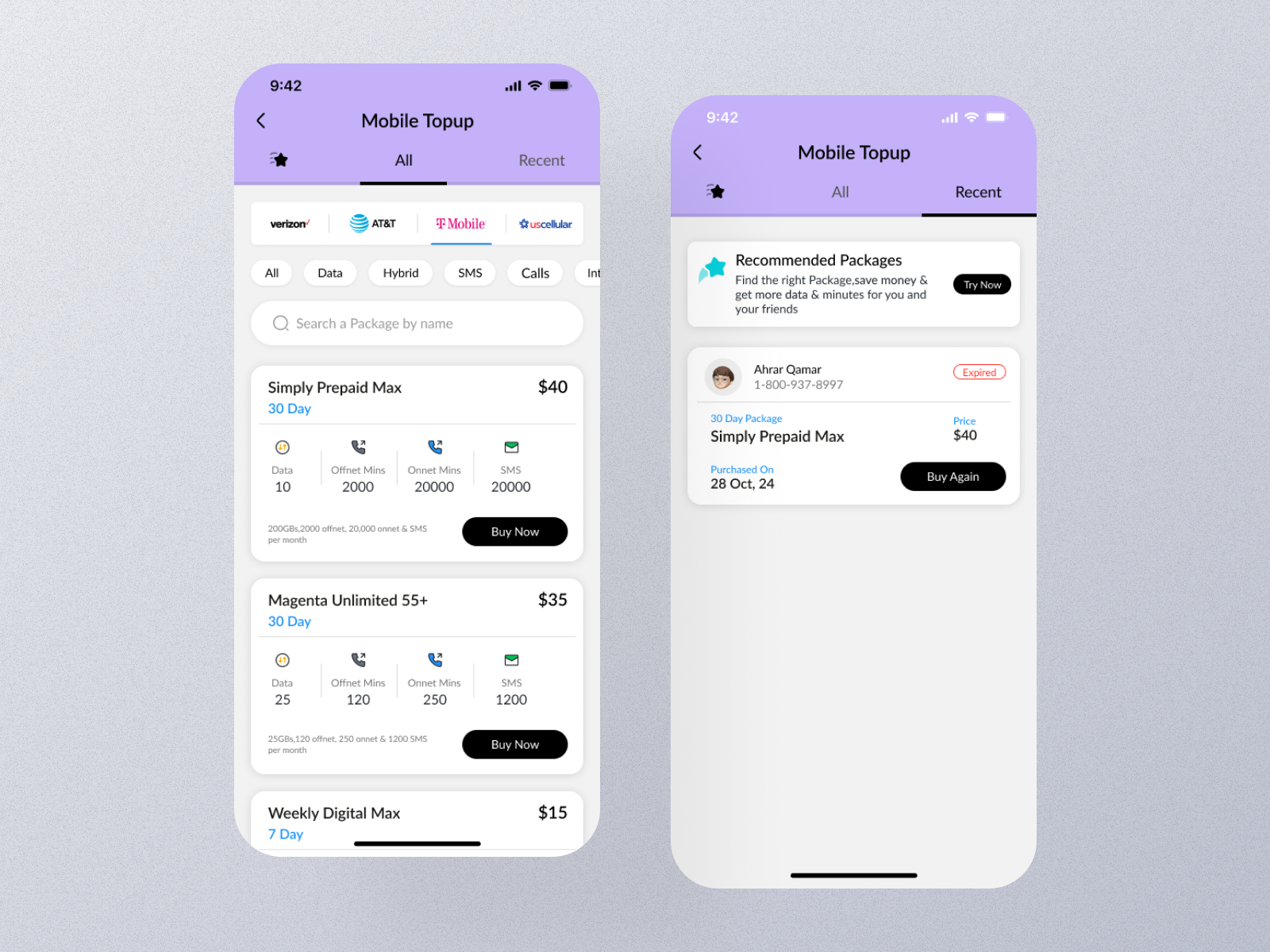 Mobile Topup Mobile App Ui by UI Ants on Dribbble