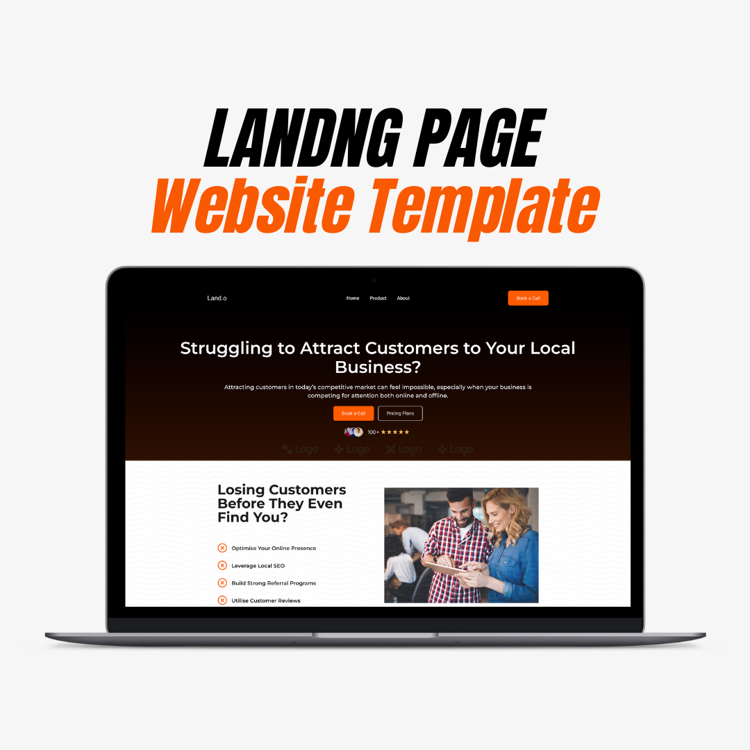 Landing Page Website Template Design | High Converting Website by ...