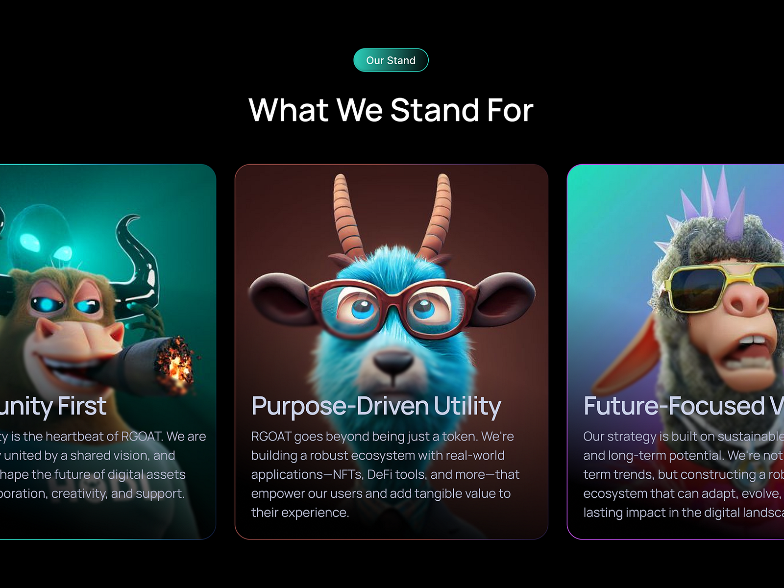 NFT Card Section by lemmy ux on Dribbble