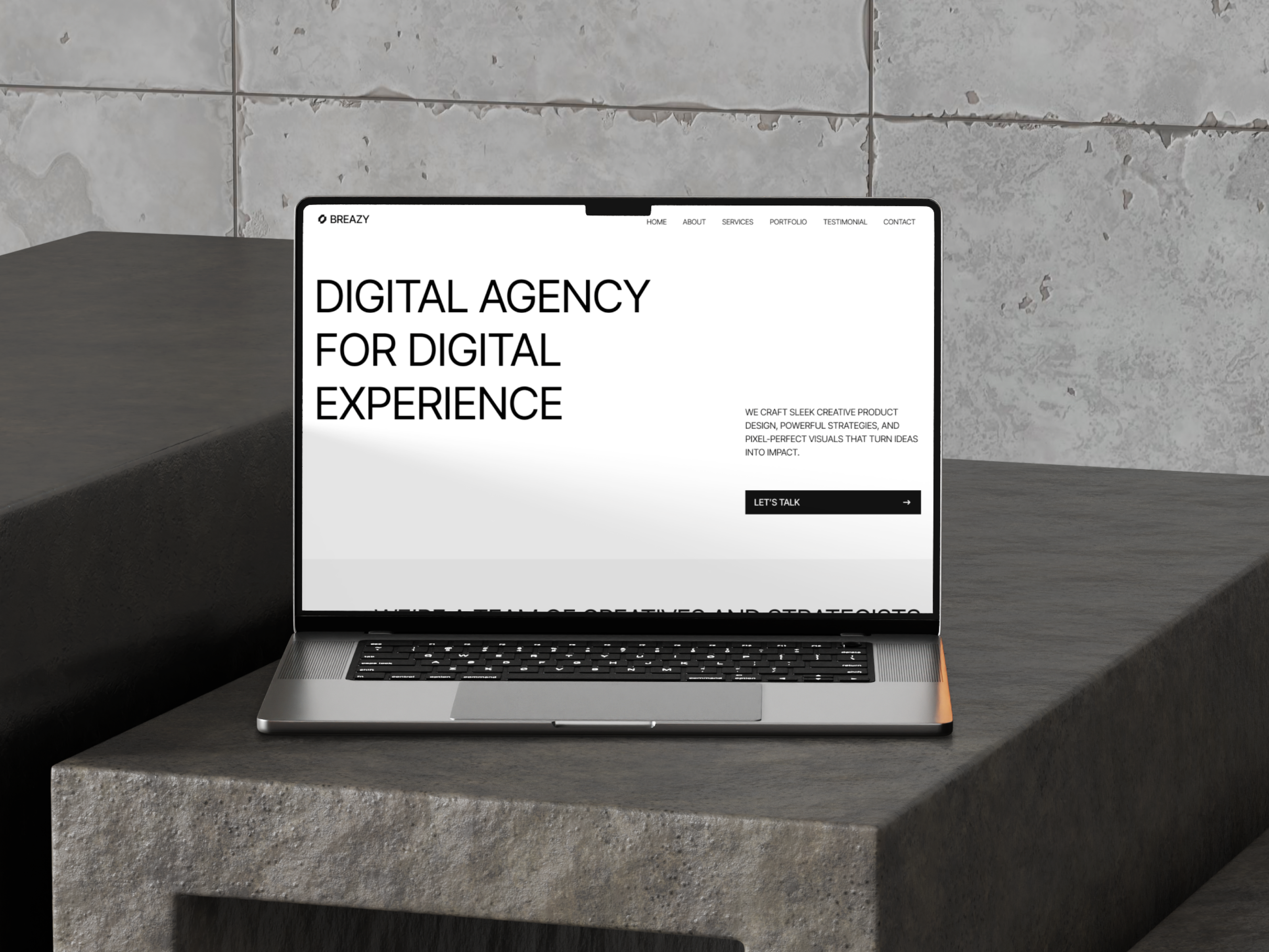 Breazy - Digital Agency Landing Page by Elux Design for Elux Space on ...