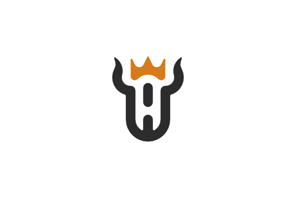 Letter A Bull King Logo by yasin saifudin on Dribbble