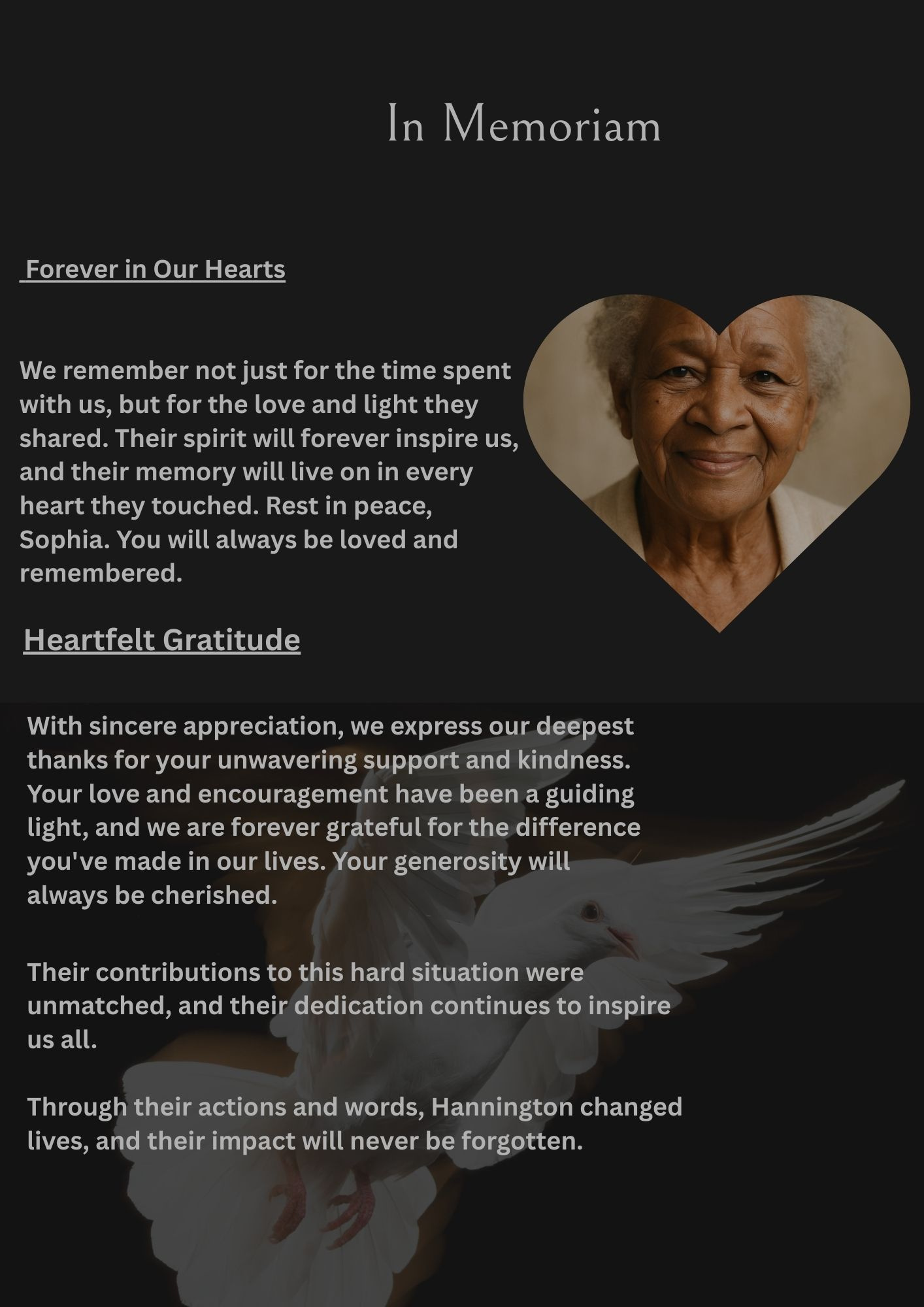 Heartfelt Funeral Eulogy Writing by Joel Mwangi on Dribbble