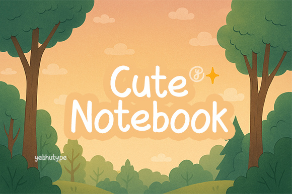 Cute Notebook: A Handwritten Hug for Every Creative Moment by yebhutype ...
