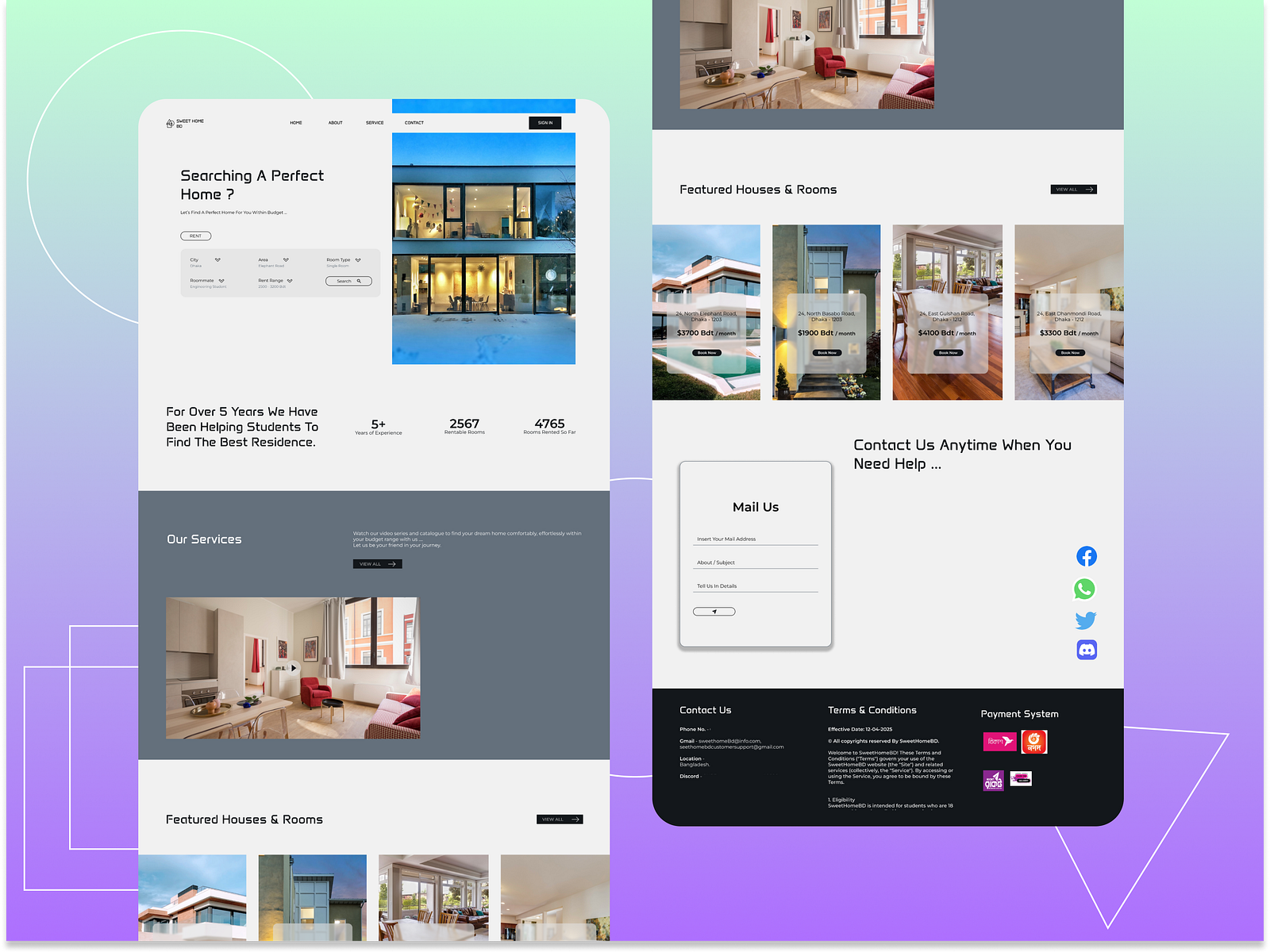 Home Rental App and Site For Students. by Samin Yeasar Arnob on Dribbble