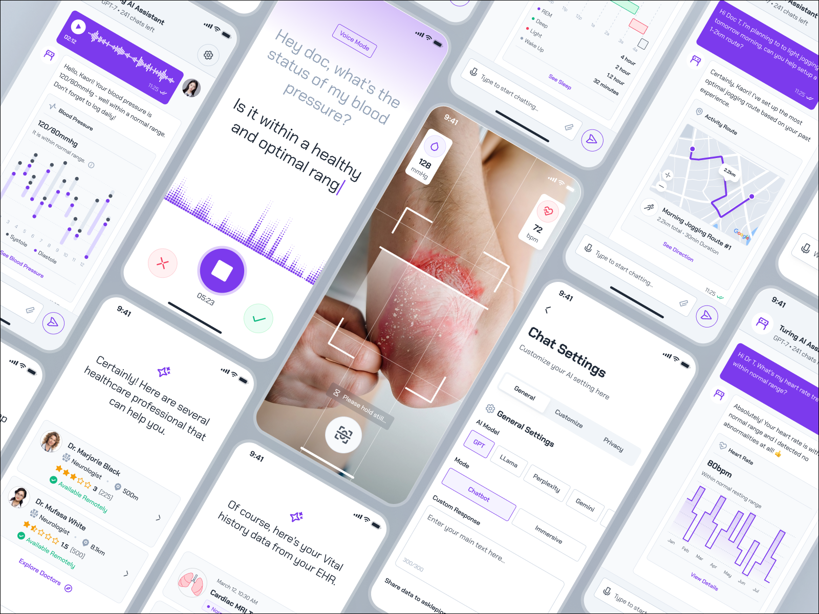 turing v2: AI Smart Healthcare App - Authentication UIUX by strangehelix on Dribbble