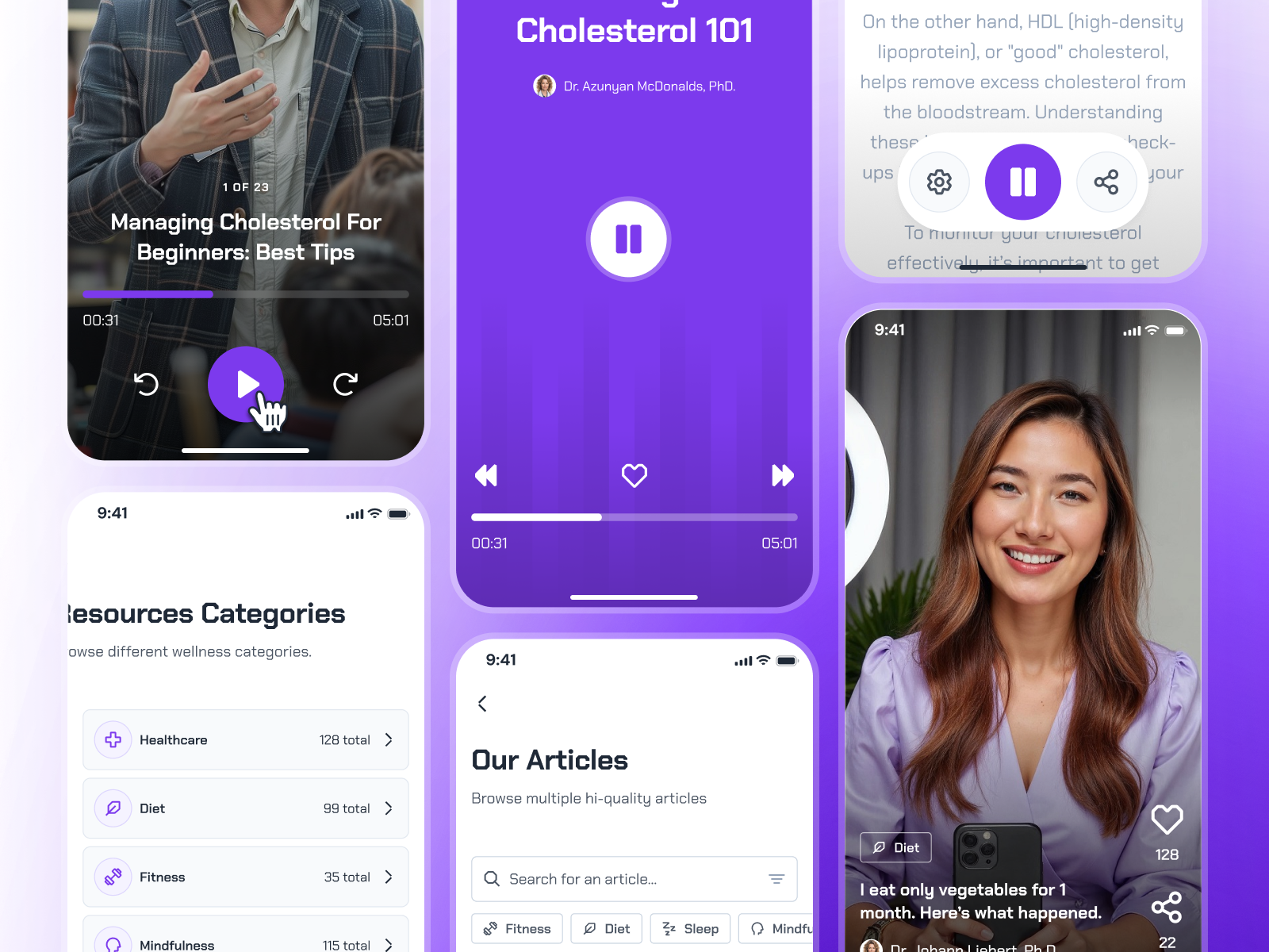 turing v2: AI Smart Healthcare App - Health Assessment UIUX by strangehelix on Dribbble