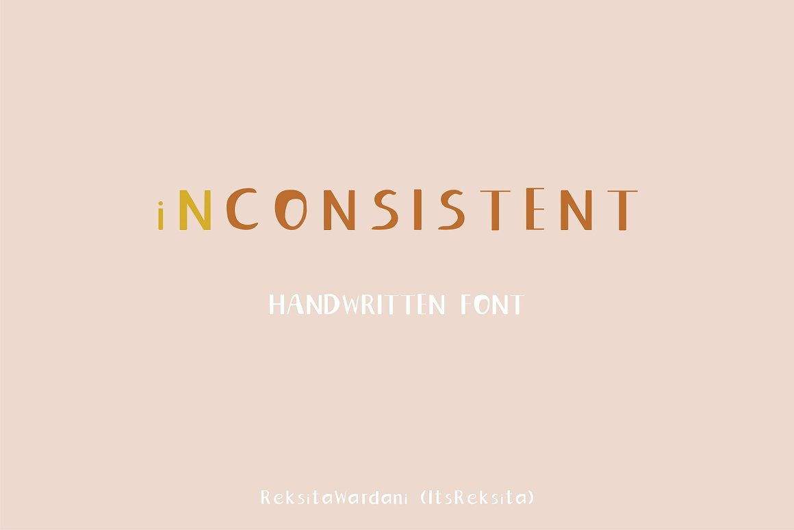 Inconsistent Handwritten Font by Alexander Lame on Dribbble