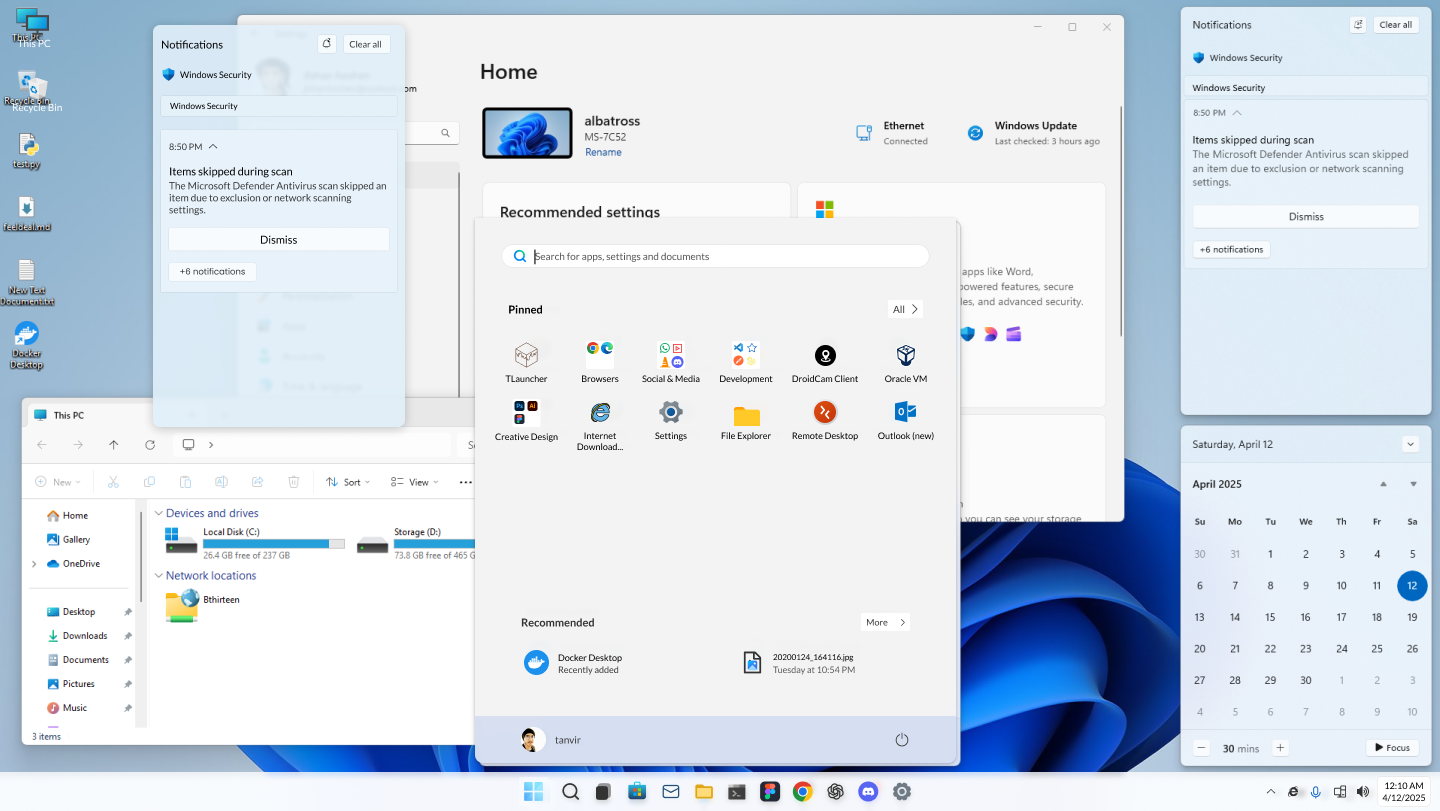 Windows 11 UI Concept – Redesigned Desktop Experience by Open T N on Dribbble