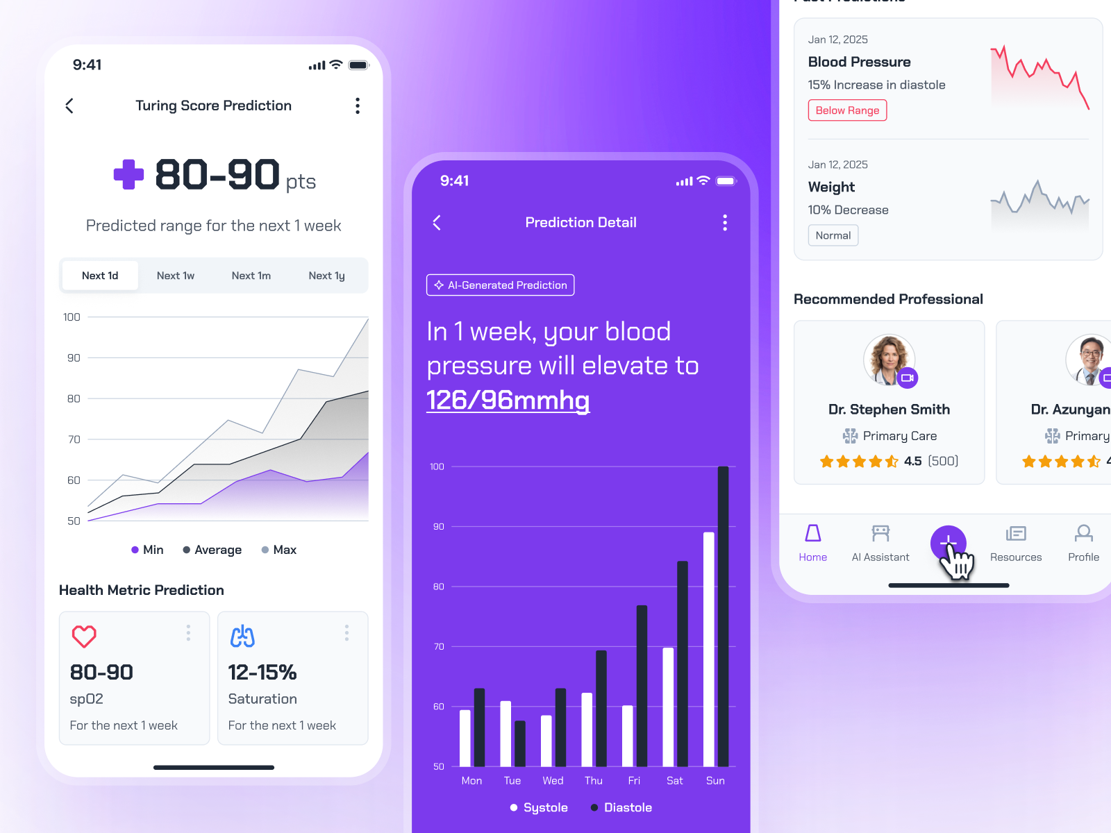 turing v2: AI Smart Healthcare App - Predictive Health Analysis by strangehelix on Dribbble