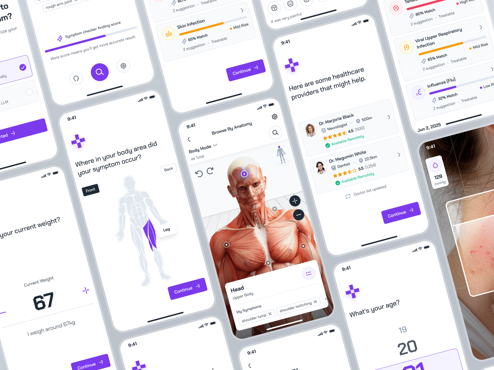 turing v2: AI Smart Healthcare App - Blood Pressure Monitor UI by strangehelix on Dribbble