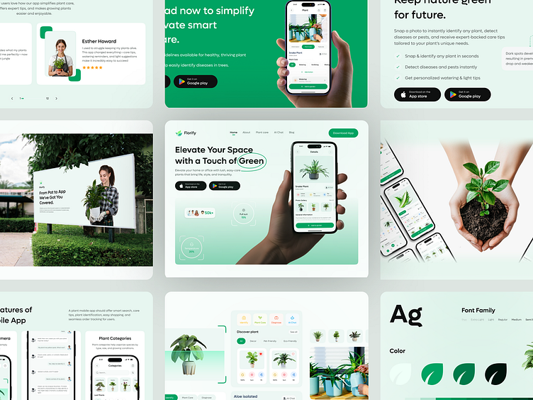 Mobile app landing page design by Asif Iqbal on Dribbble